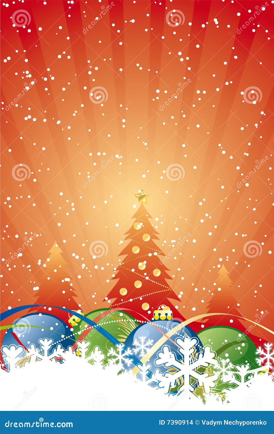 Abstract Christmas Background Stock Vector - Illustration of twisting ...