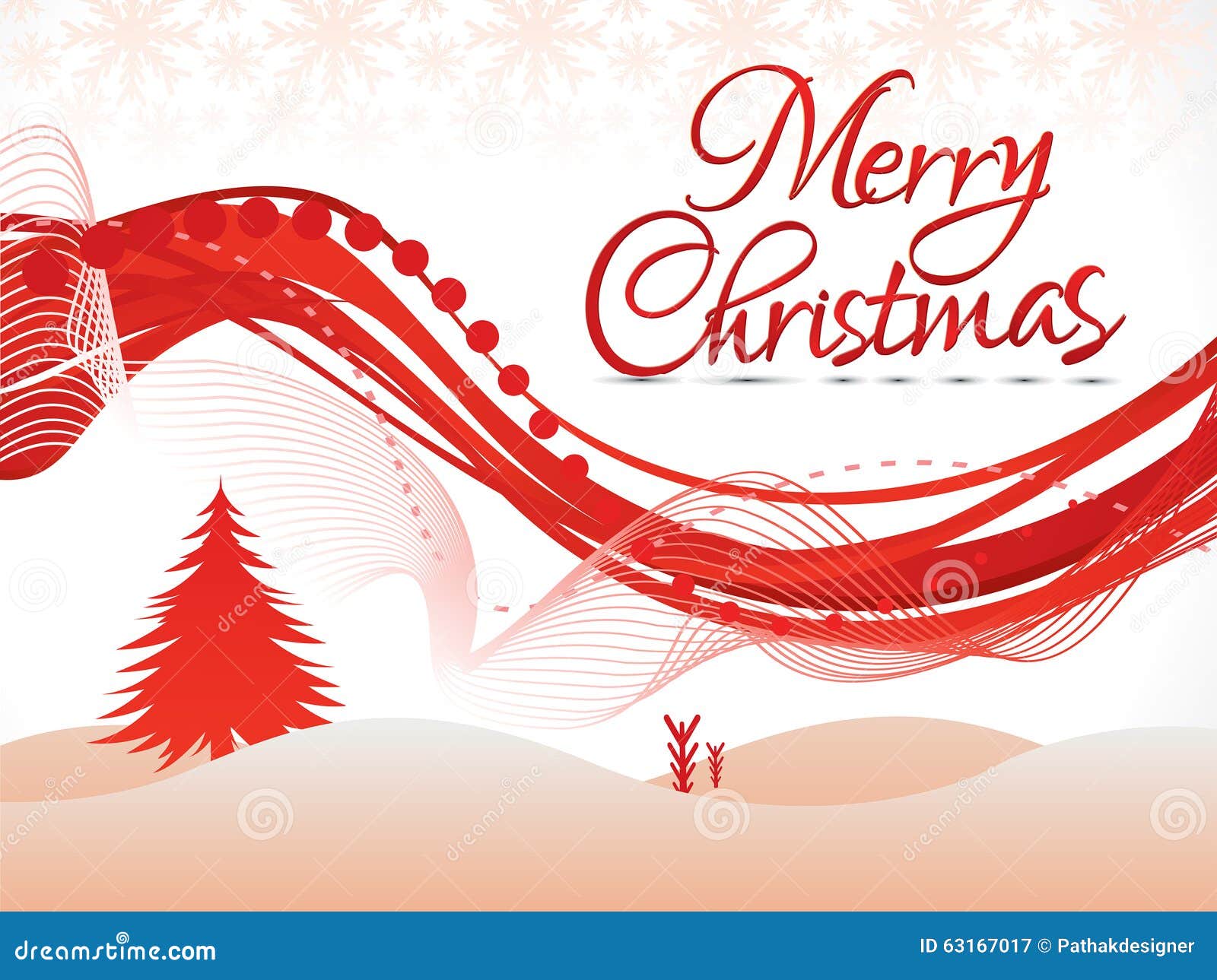 Abstract Christmas Background Wave Stock Vector - Illustration of card ...