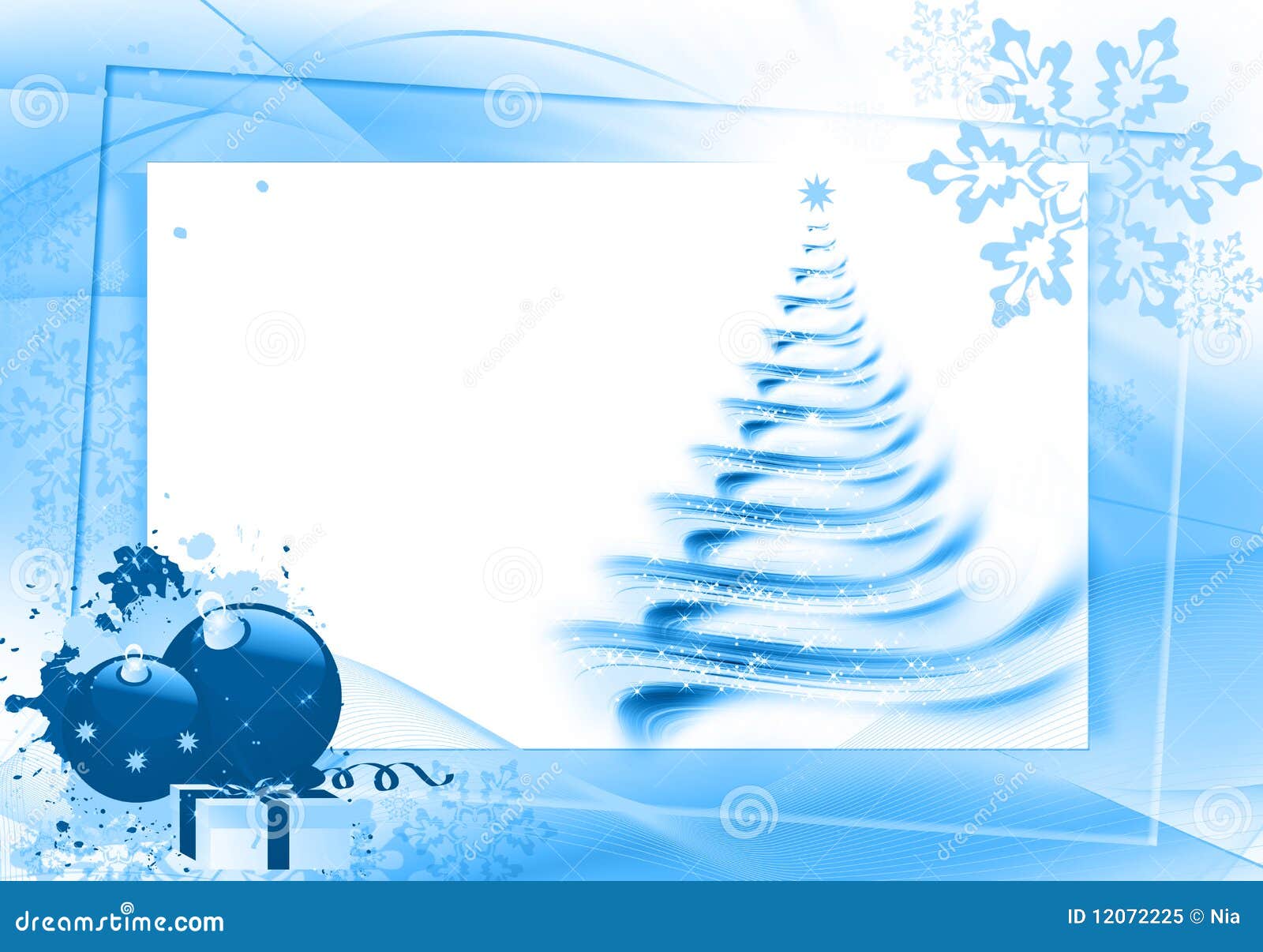 Abstract Christmas border stock illustration. Illustration of holiday ...