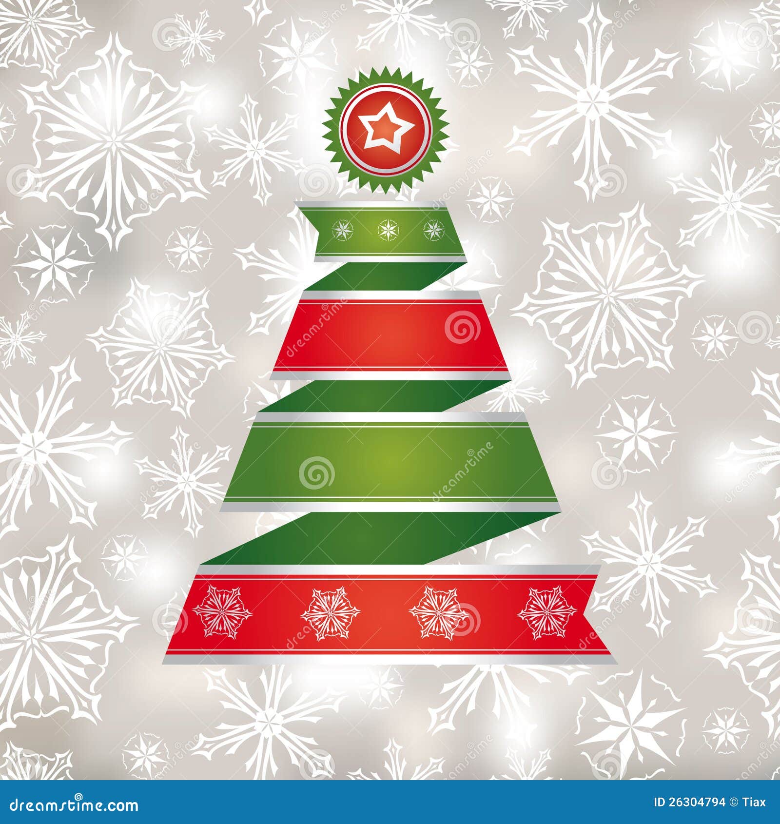 Abstract christmas card stock vector. Illustration of branch - 26304794