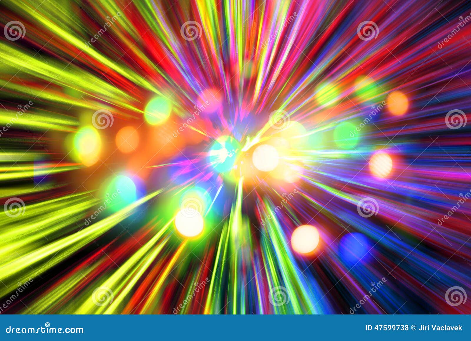 Abstract Christmas Lights Explosion Stock Photo - Image of xmas, blur ...