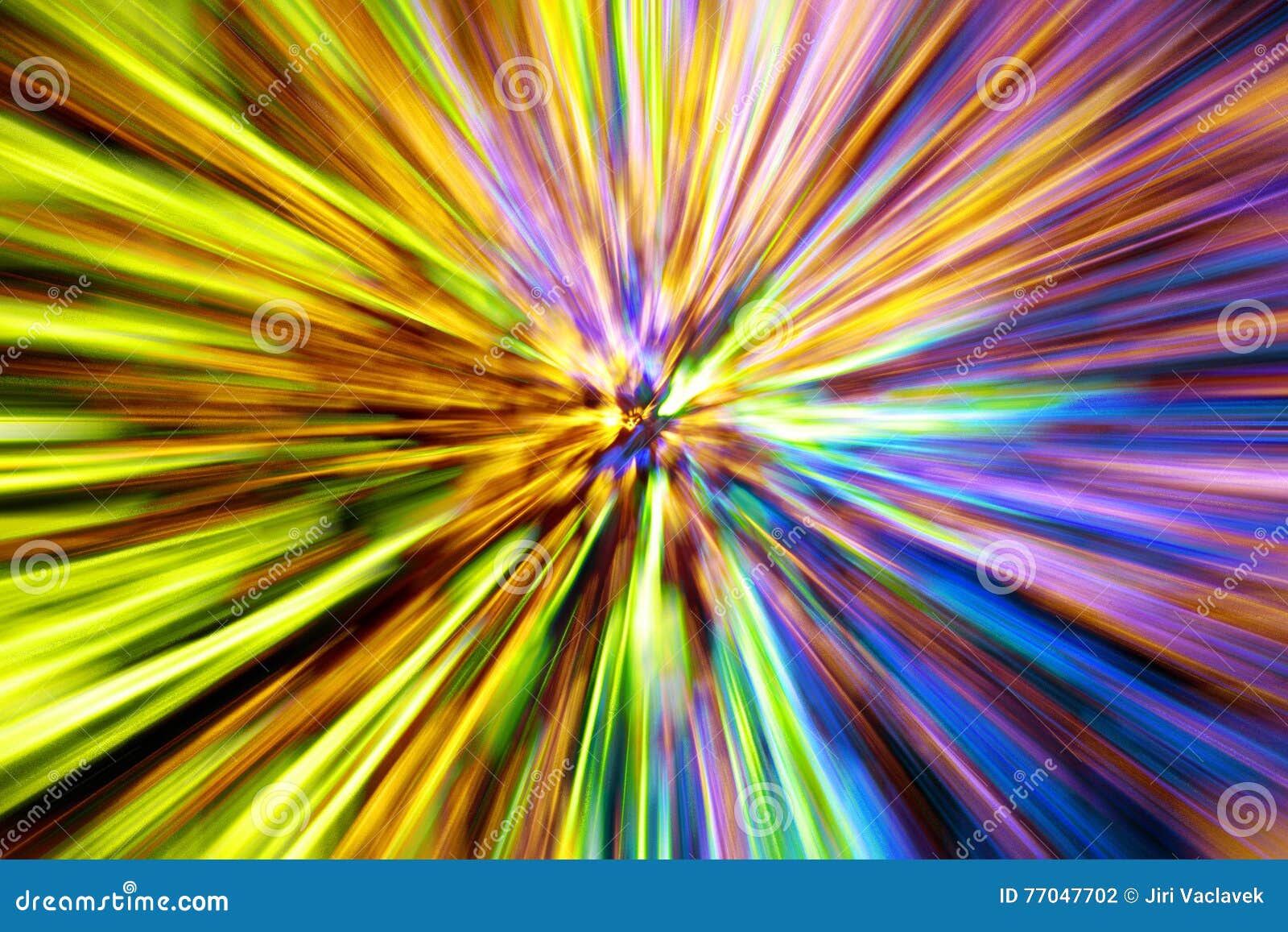 Abstract Christmas Lights Explosion Stock Illustration - Illustration ...