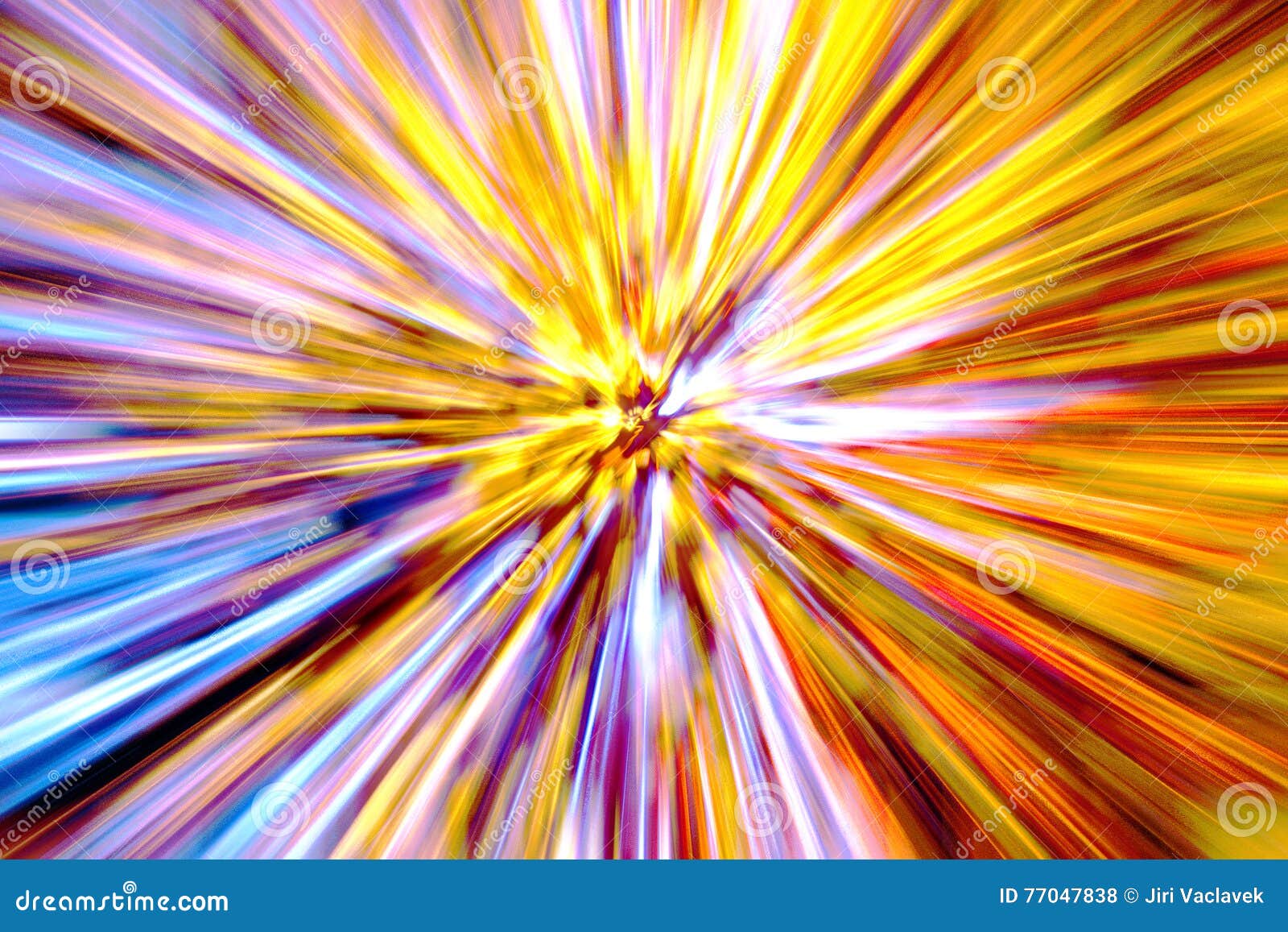 Abstract Christmas Lights Explosion Stock Illustration - Illustration ...