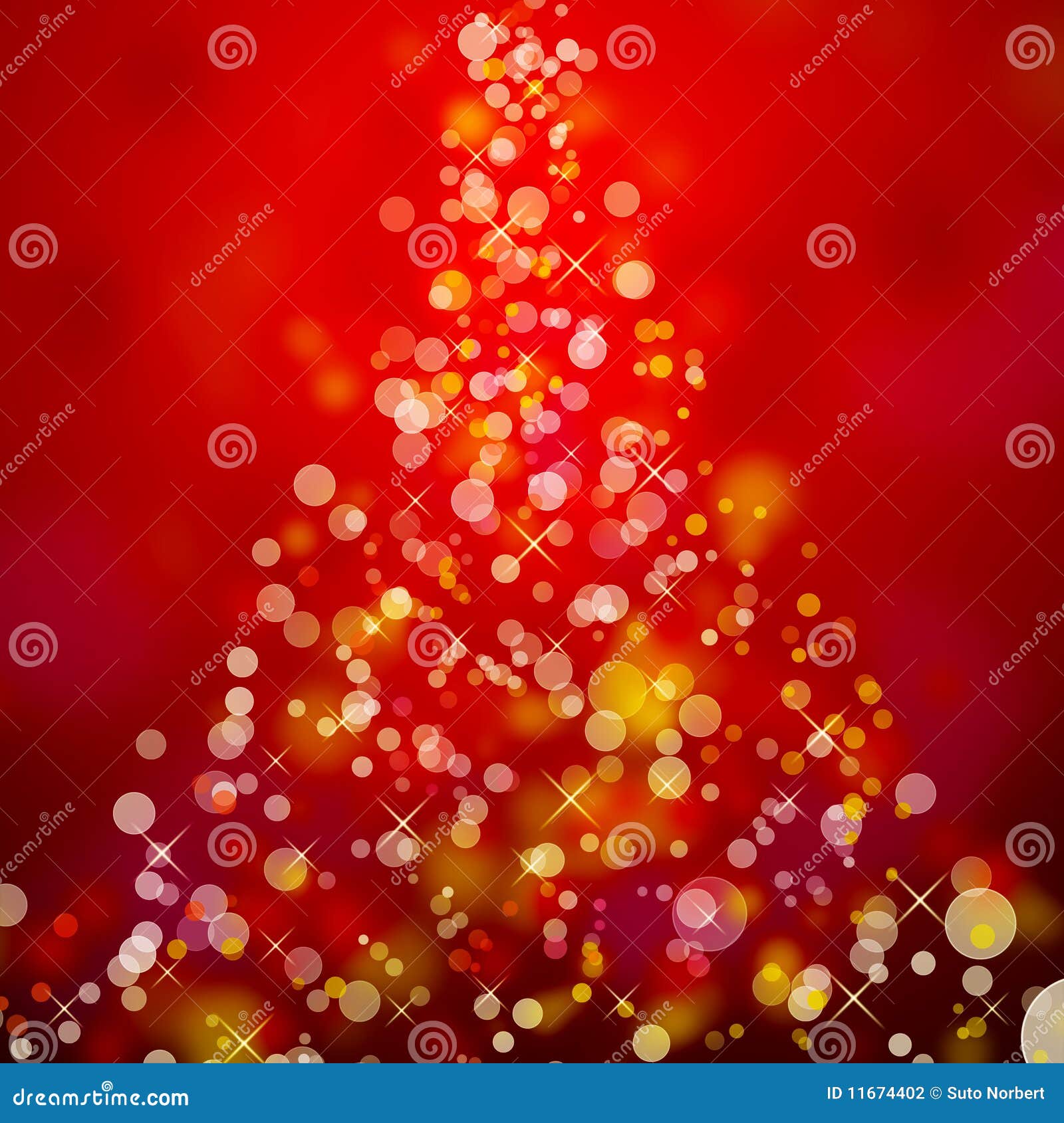 Abstract christmas tree stock illustration. Illustration of generated ...