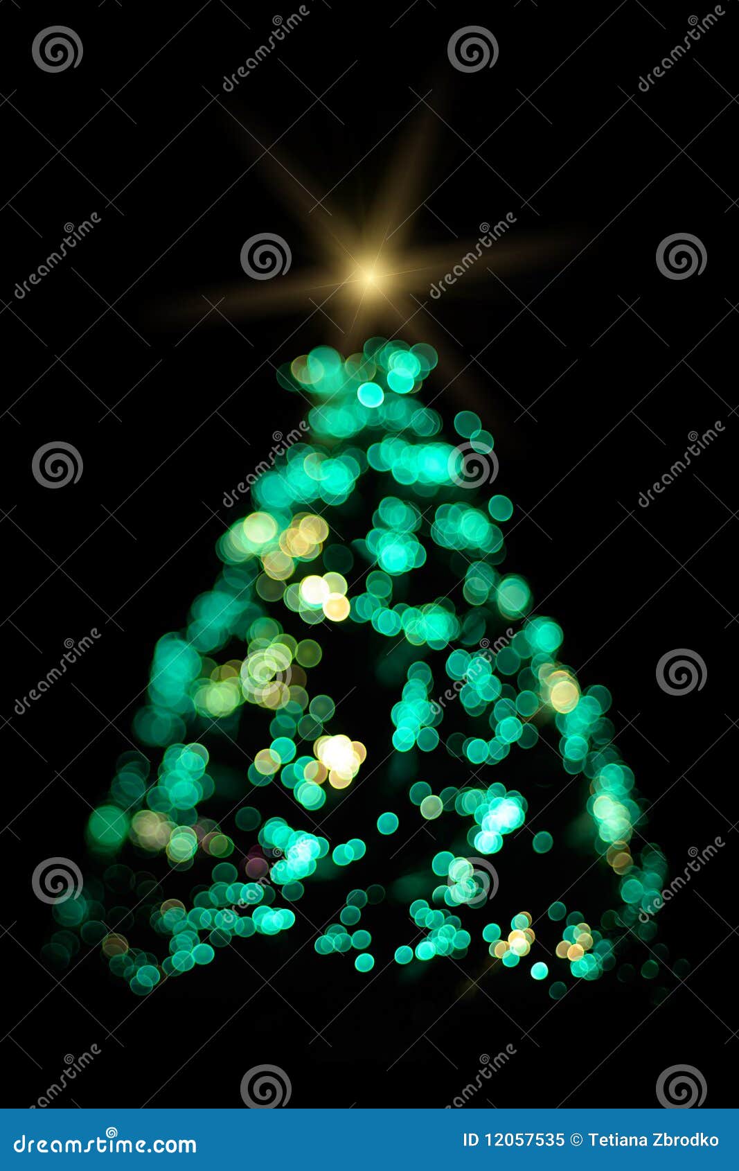 Abstract Christmas tree stock image. Image of elegance - 12057535