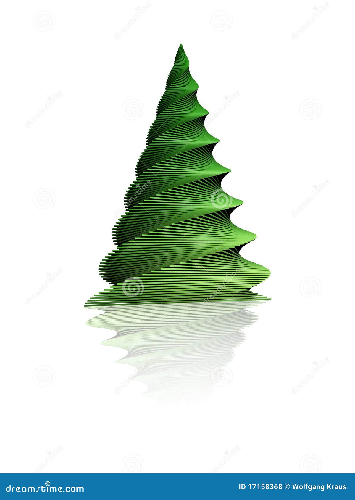 Abstract christmas tree stock illustration. Illustration of evergreen ...
