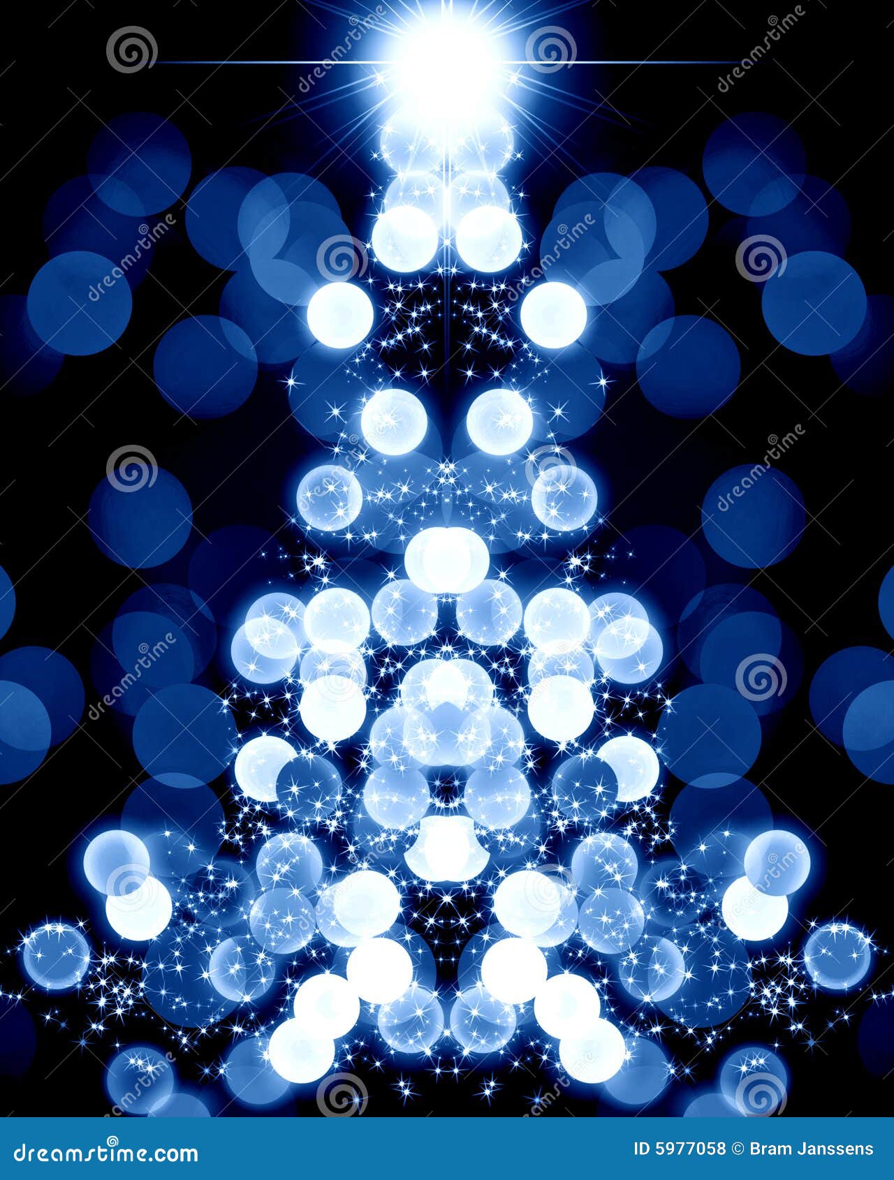 Abstract christmas tree stock illustration. Illustration of celebration ...