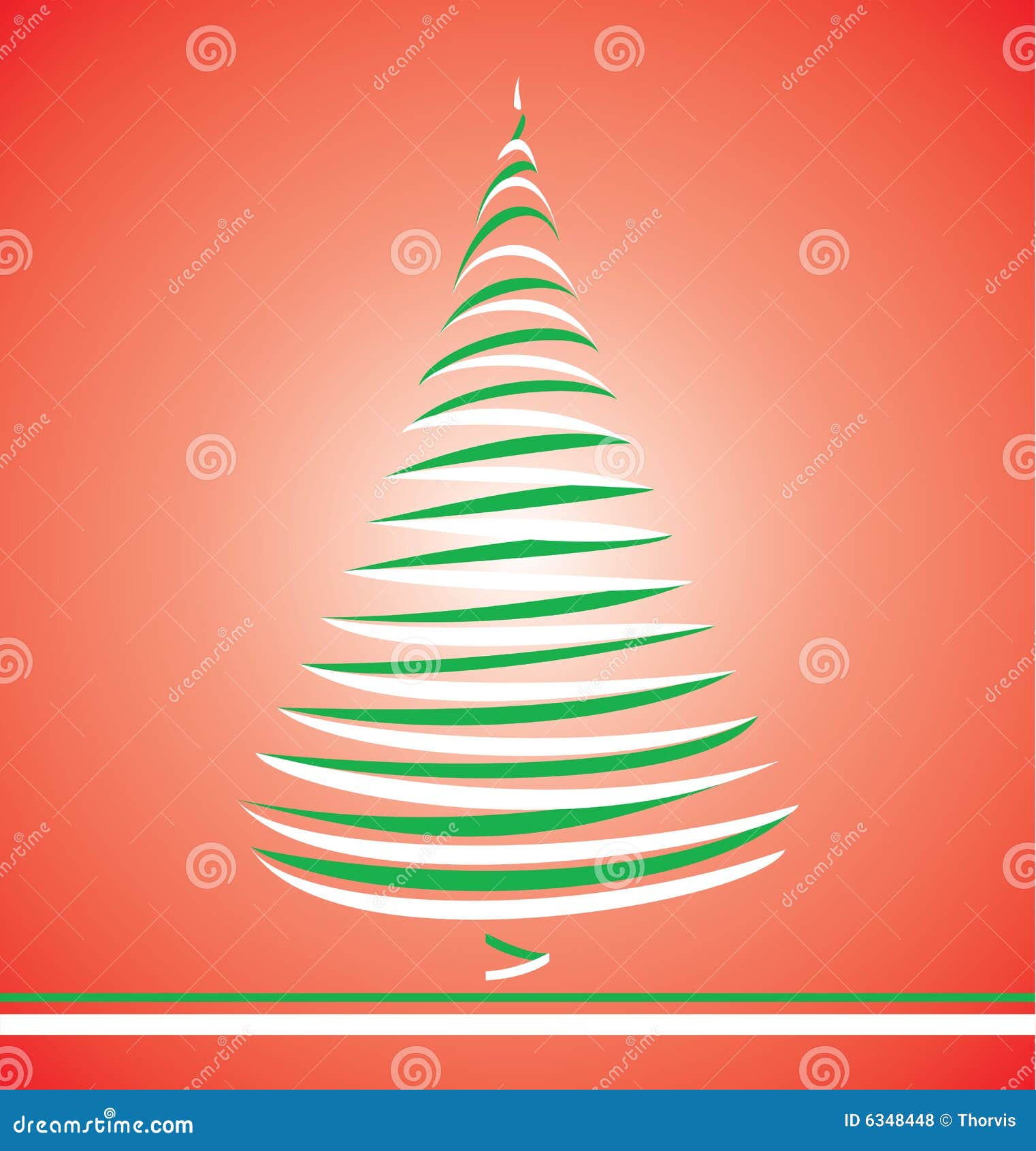 Abstract Christmas tree stock vector. Illustration of christmas - 6348448