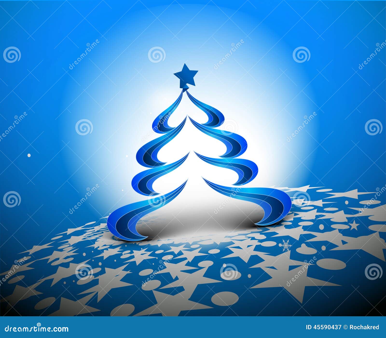 Abstract Christmas Tree Background Stock Vector - Illustration of ...