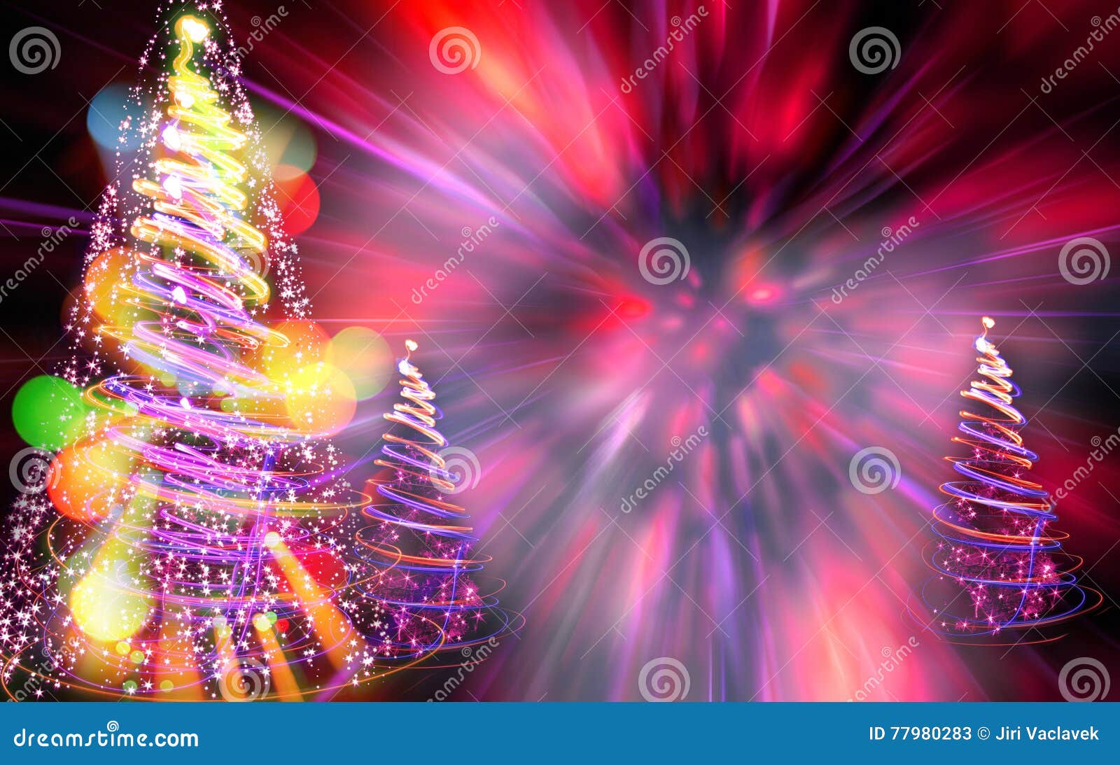 Abstract christmas tree stock illustration. Illustration of abstract ...