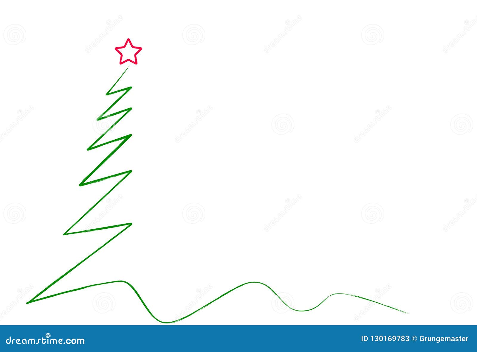 Abstract Christmas Tree, Sign, Symbol, Design Element, Isolated Stock ...