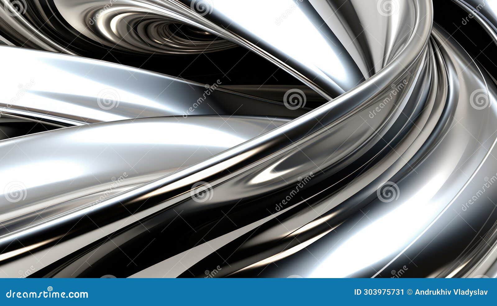 Abstract Chrome Background, Abstract Illustration Stock Illustration ...