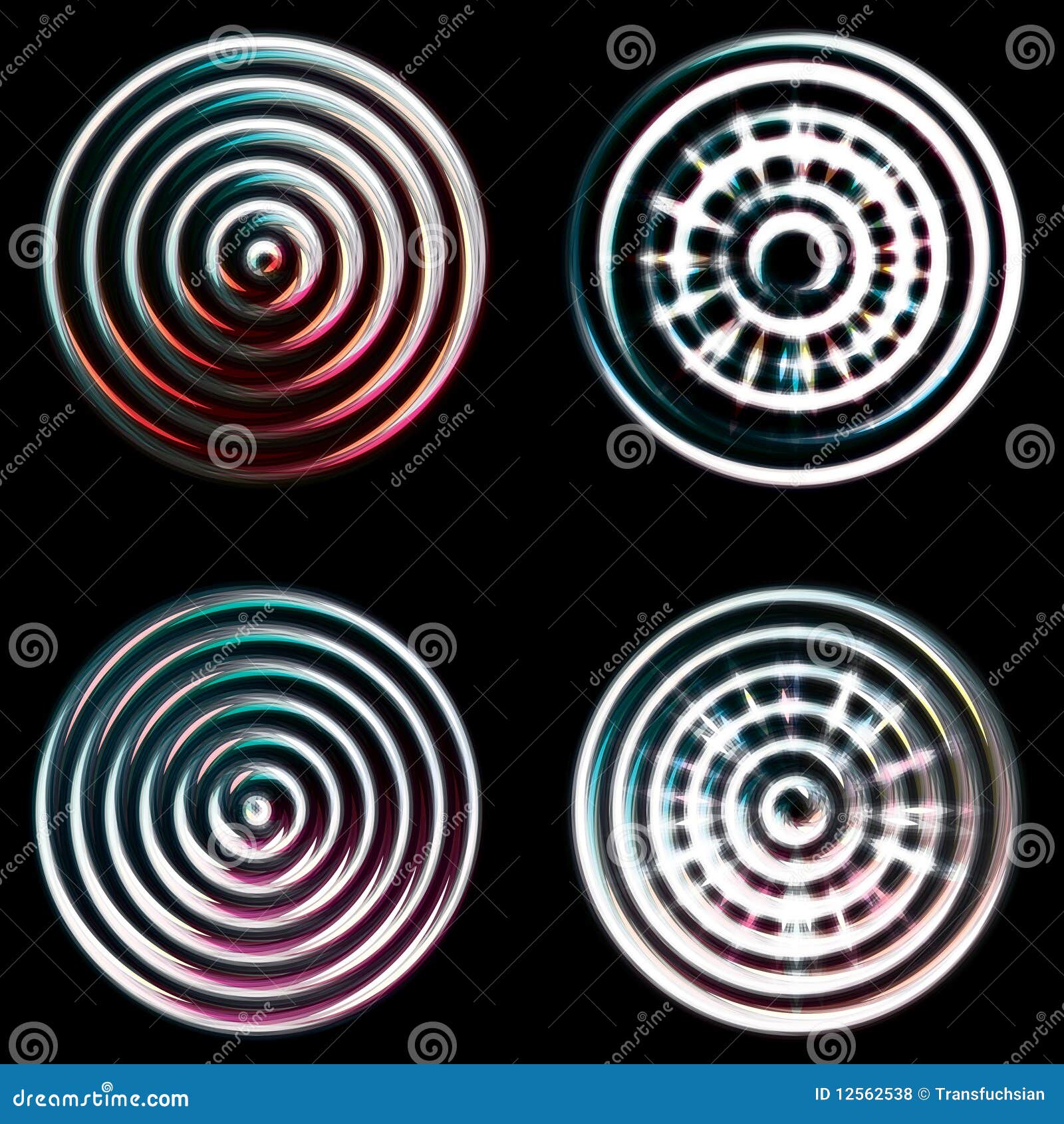 Abstract chrome circles stock photo. Image of vivid, chrome - 12562538