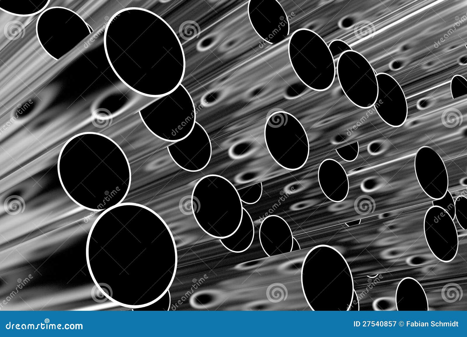 Abstract Chrome pipes stock illustration. Illustration of pattern ...