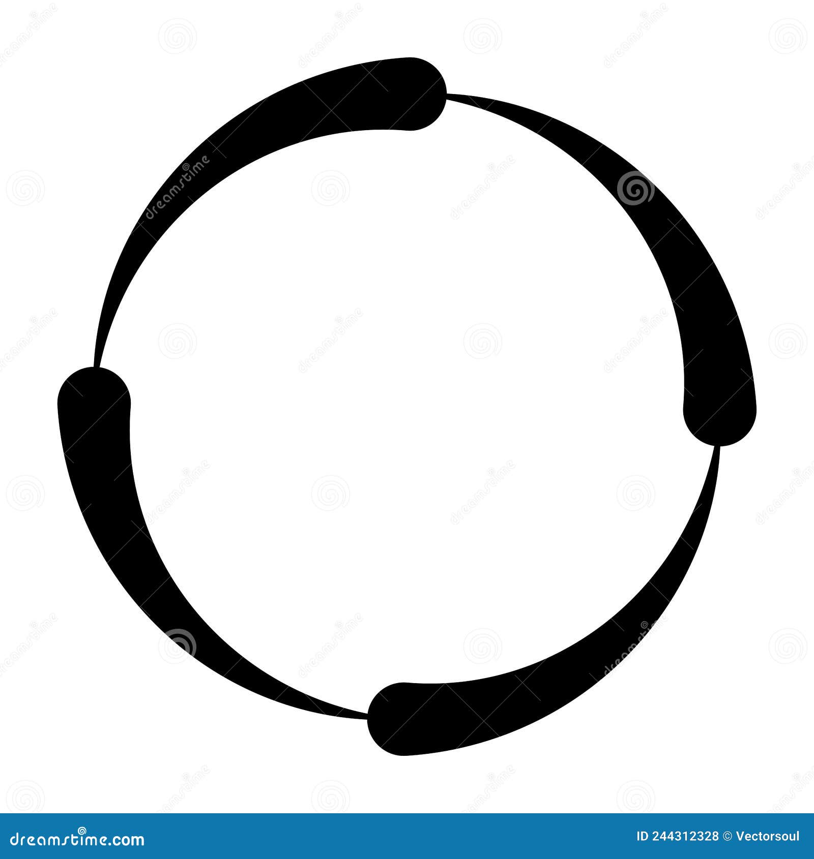 Abstract Cicular Geometric Circle Vector Design Element Stock Vector ...