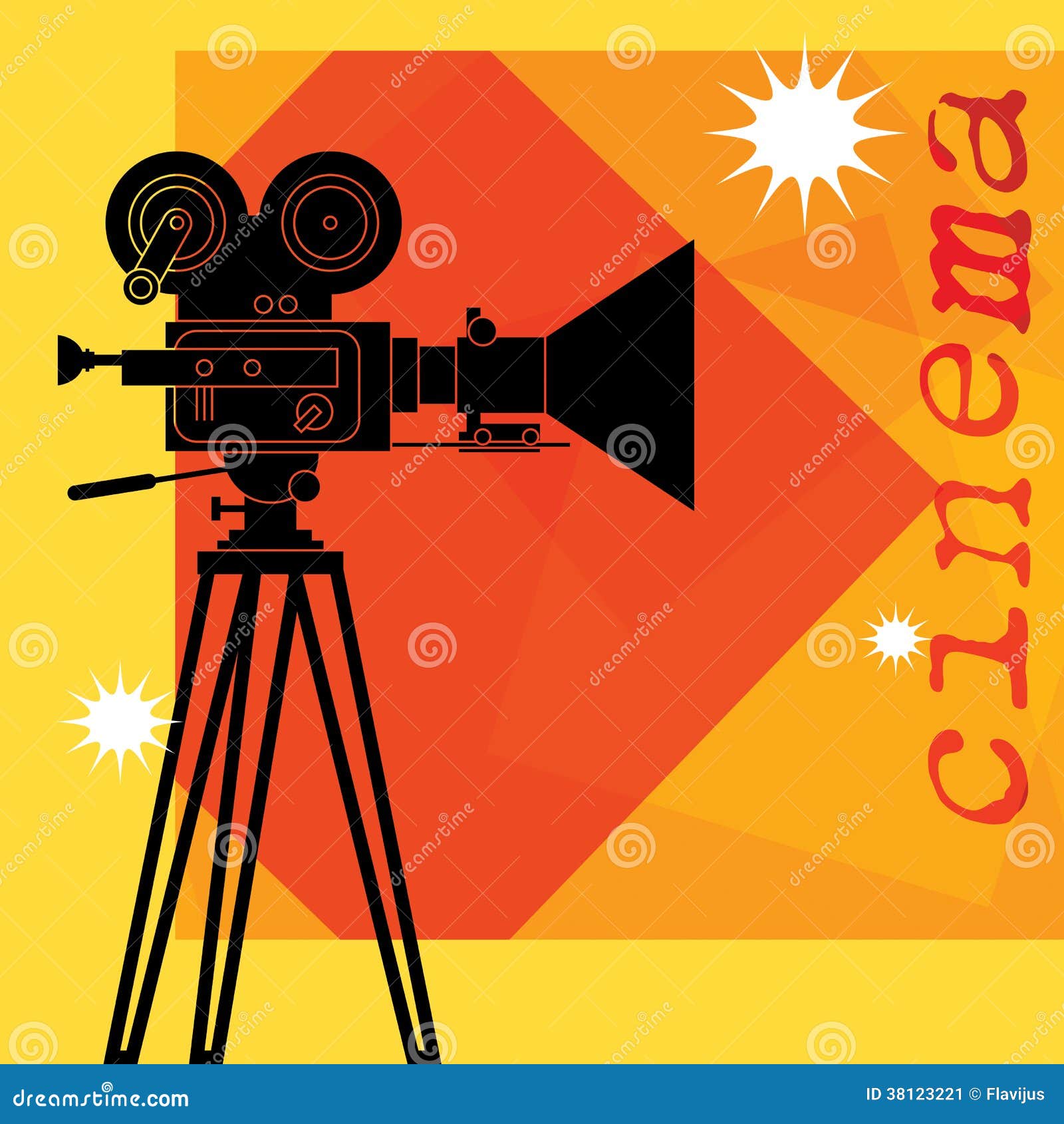 Abstract cinema background stock vector. Illustration of elegance ...