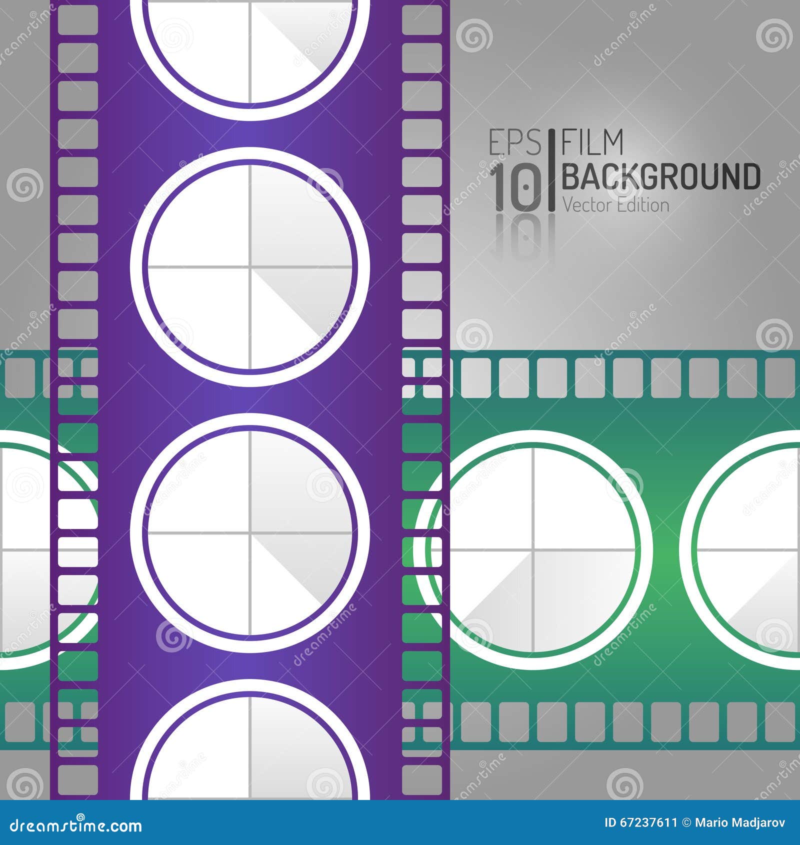 Abstract Cinema Background Design. Vector Elements. Minimal Film ...