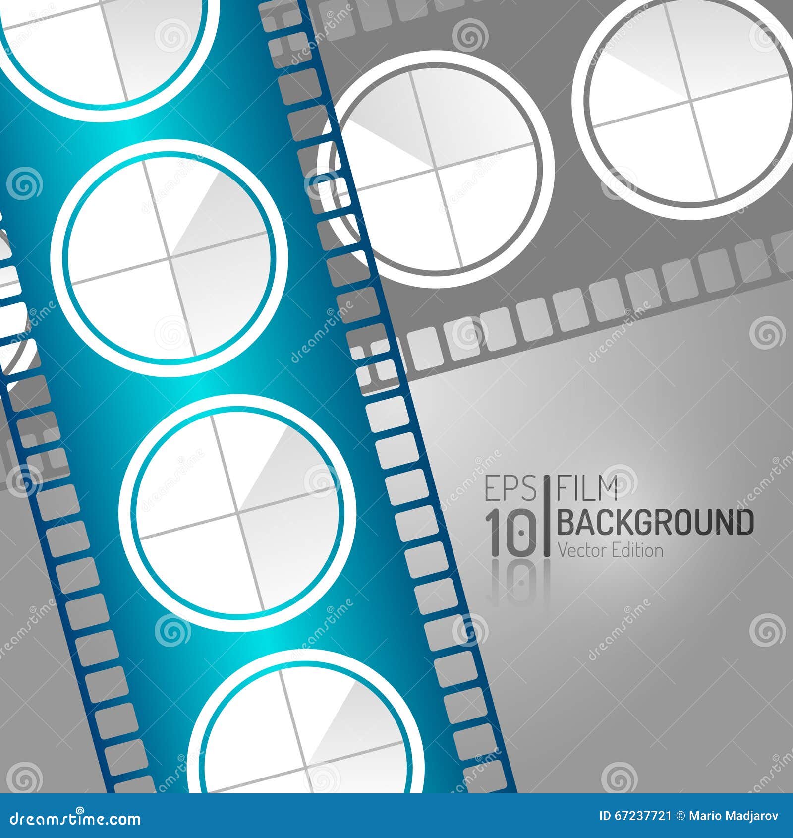 Abstract Cinema Background Design. Vector Elements. Minimal Film ...