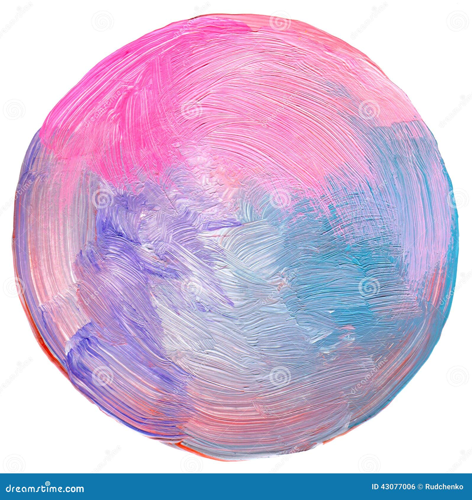 Abstract Circle Acrylic and Painted Background. Stock Illustration ...