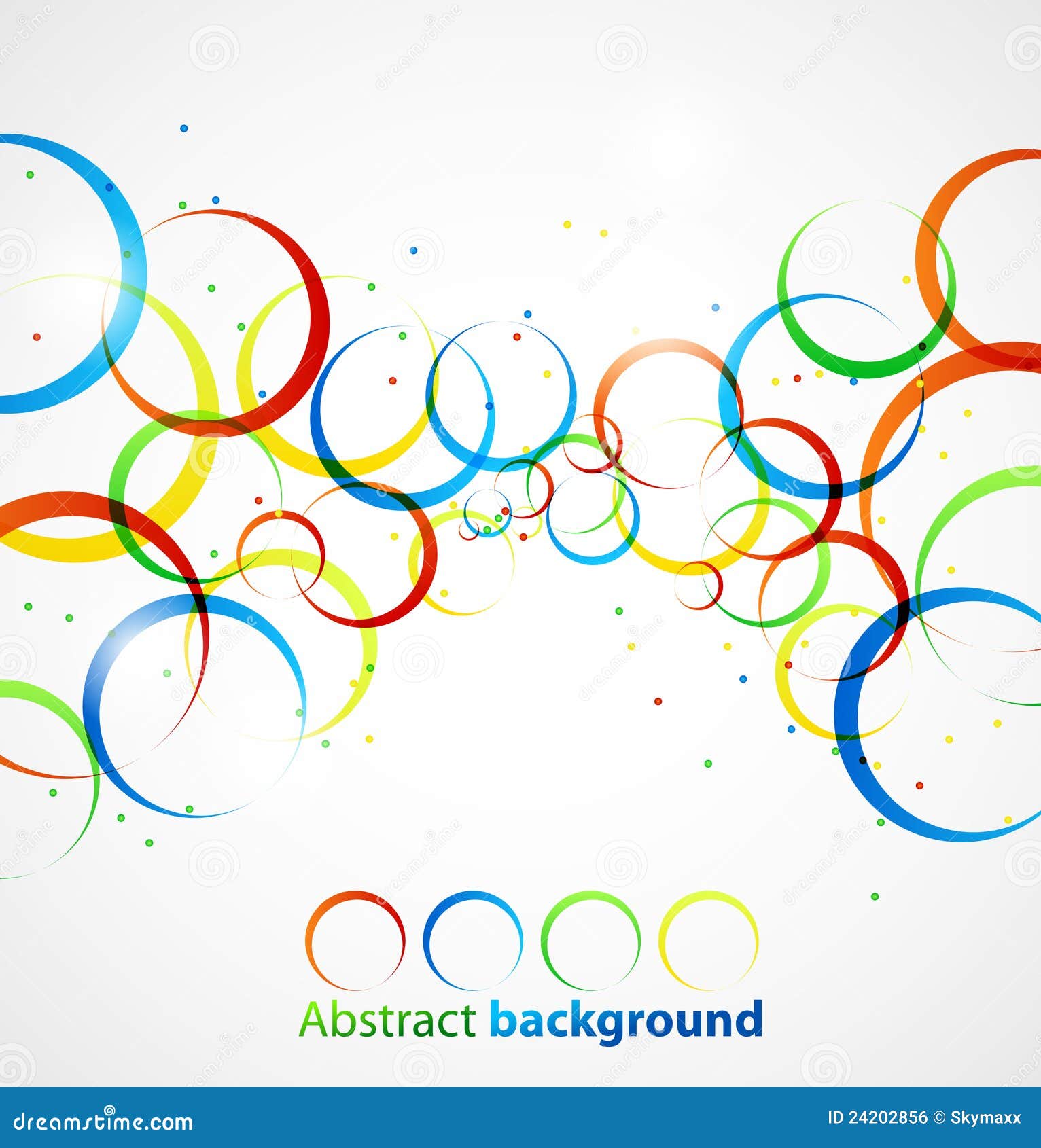 Abstract circle background stock vector. Illustration of bubble - 24202856