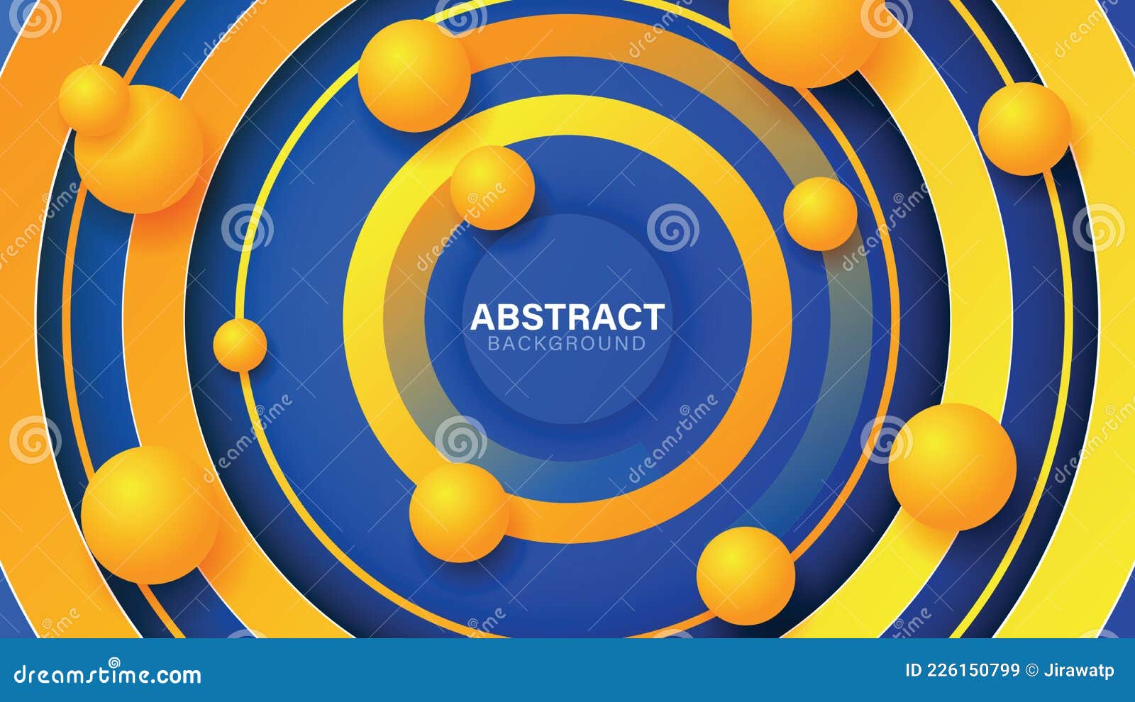 Abstract Circle Background. 3D Circle. Modern Wallpaper Stock Vector ...