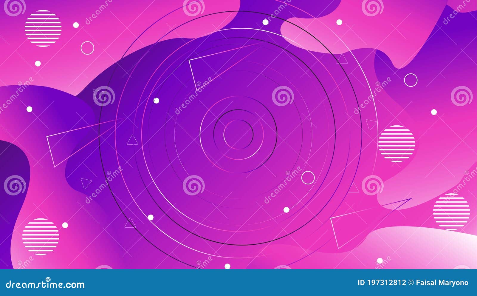 Abstract Circle Background Design and Wallpaper with Colorful Purple ...