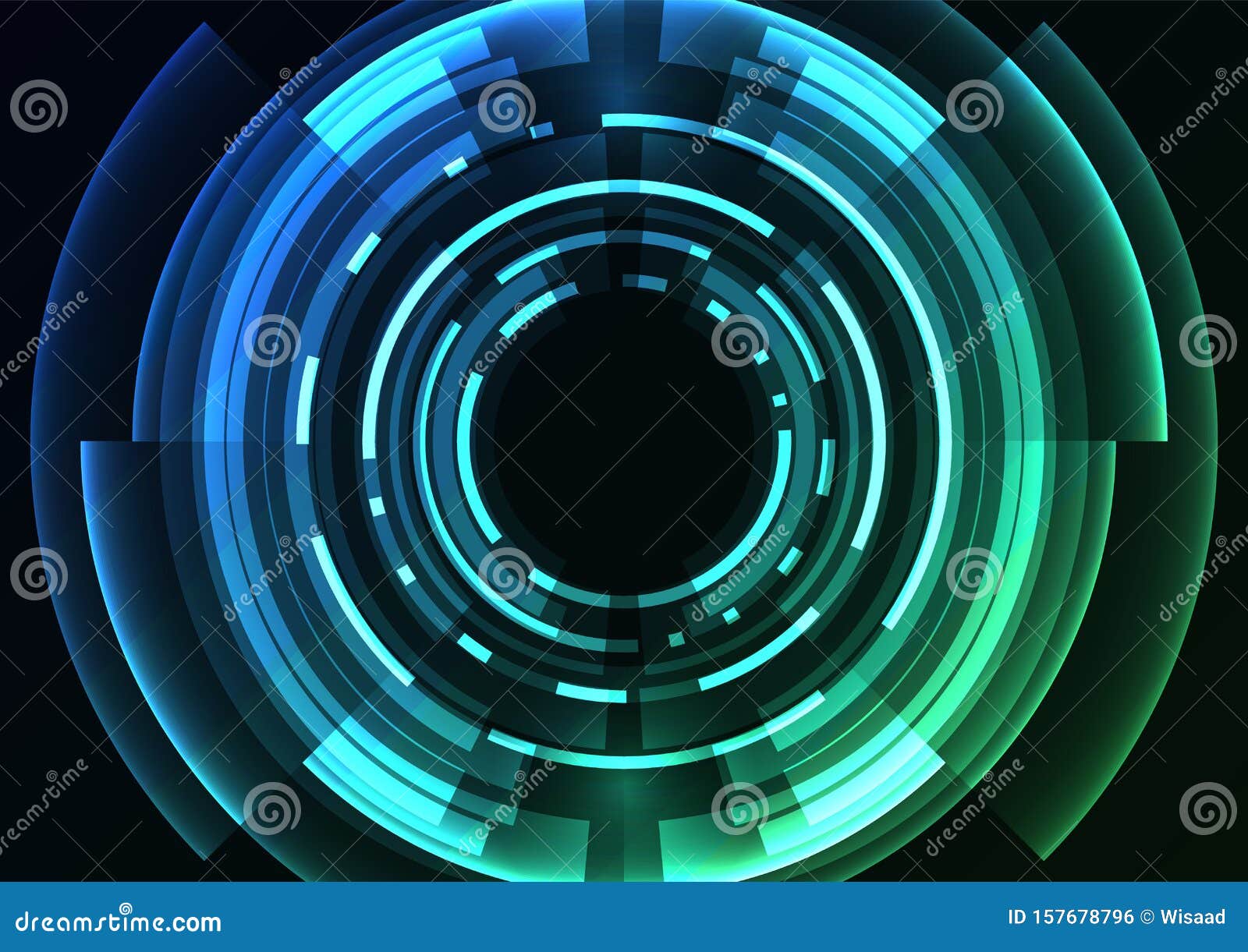 Circle Digital Pixel Abstract Background Stock Vector - Illustration of fantasy, motion: 157678796