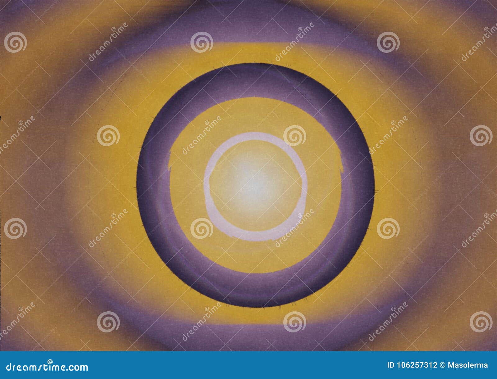 Abstract Circle Background, Light in Space. Stock Illustration ...