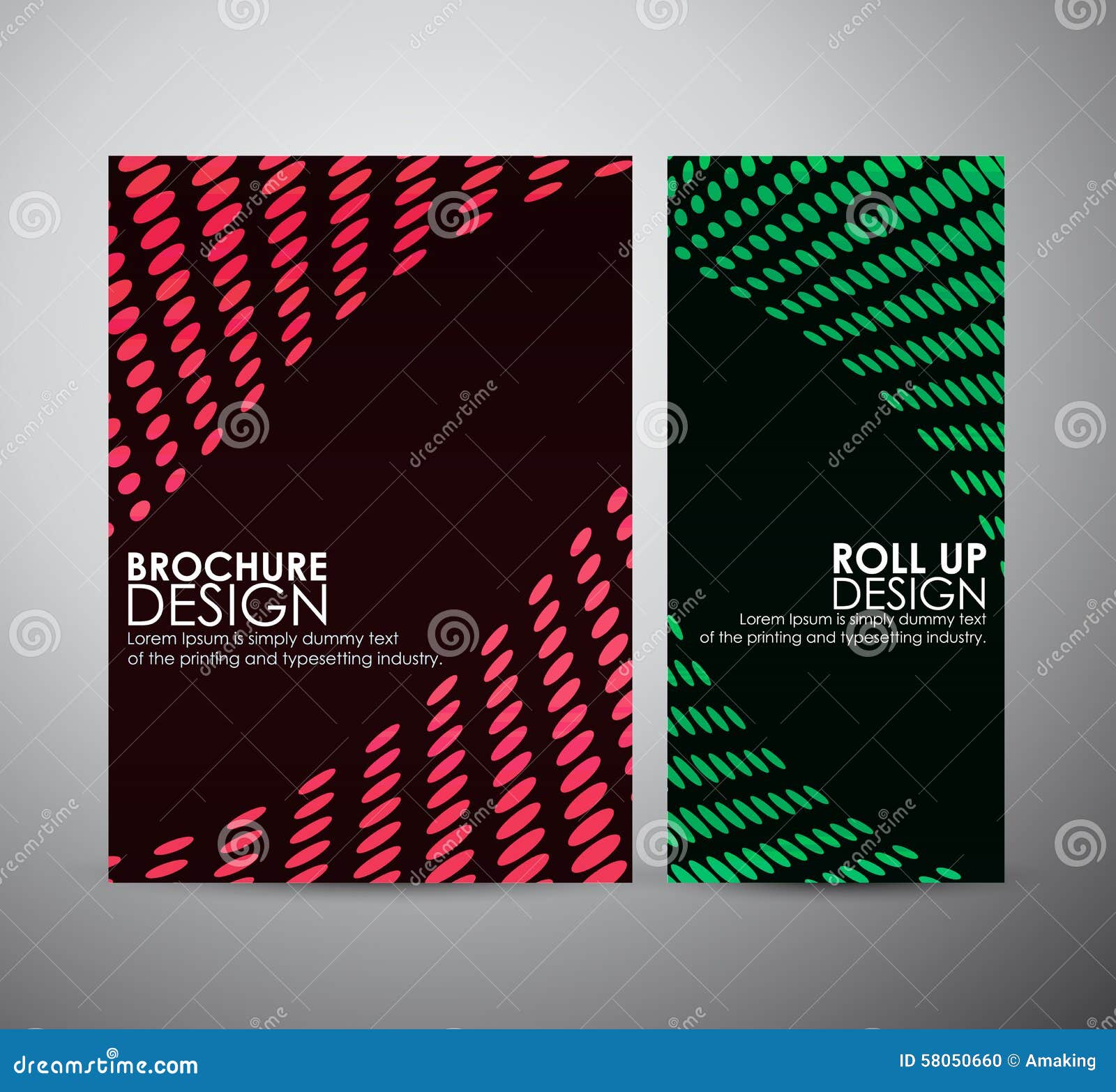 Abstract Circle. Brochure Business Design Template or Roll Up Stock ...
