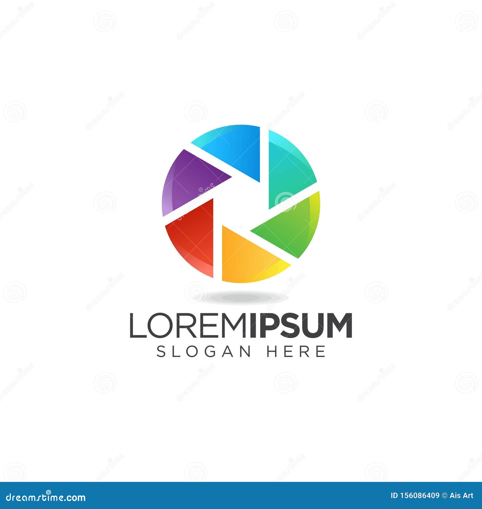 Abstract Circle Camera Logo Stock Vector - Illustration of modern ...