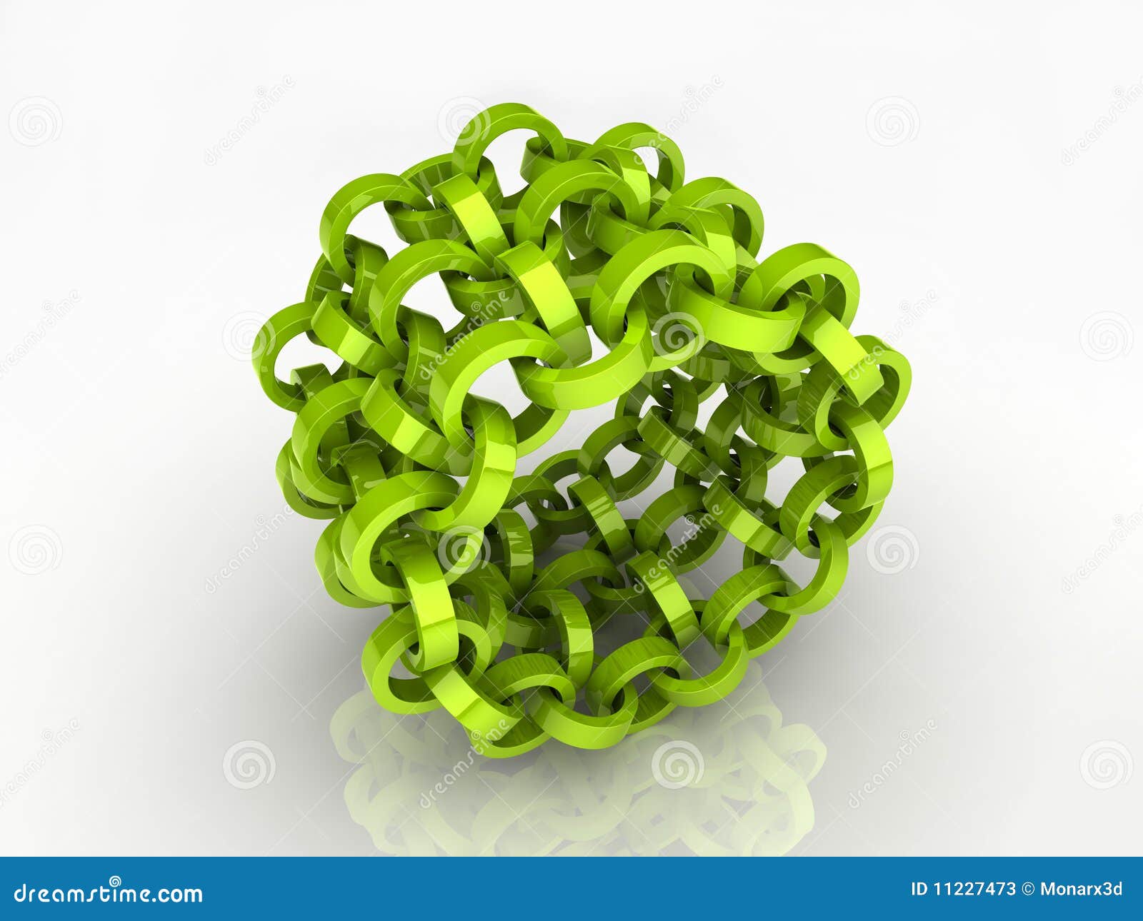 Abstract circle chain stock illustration. Illustration of contrast ...