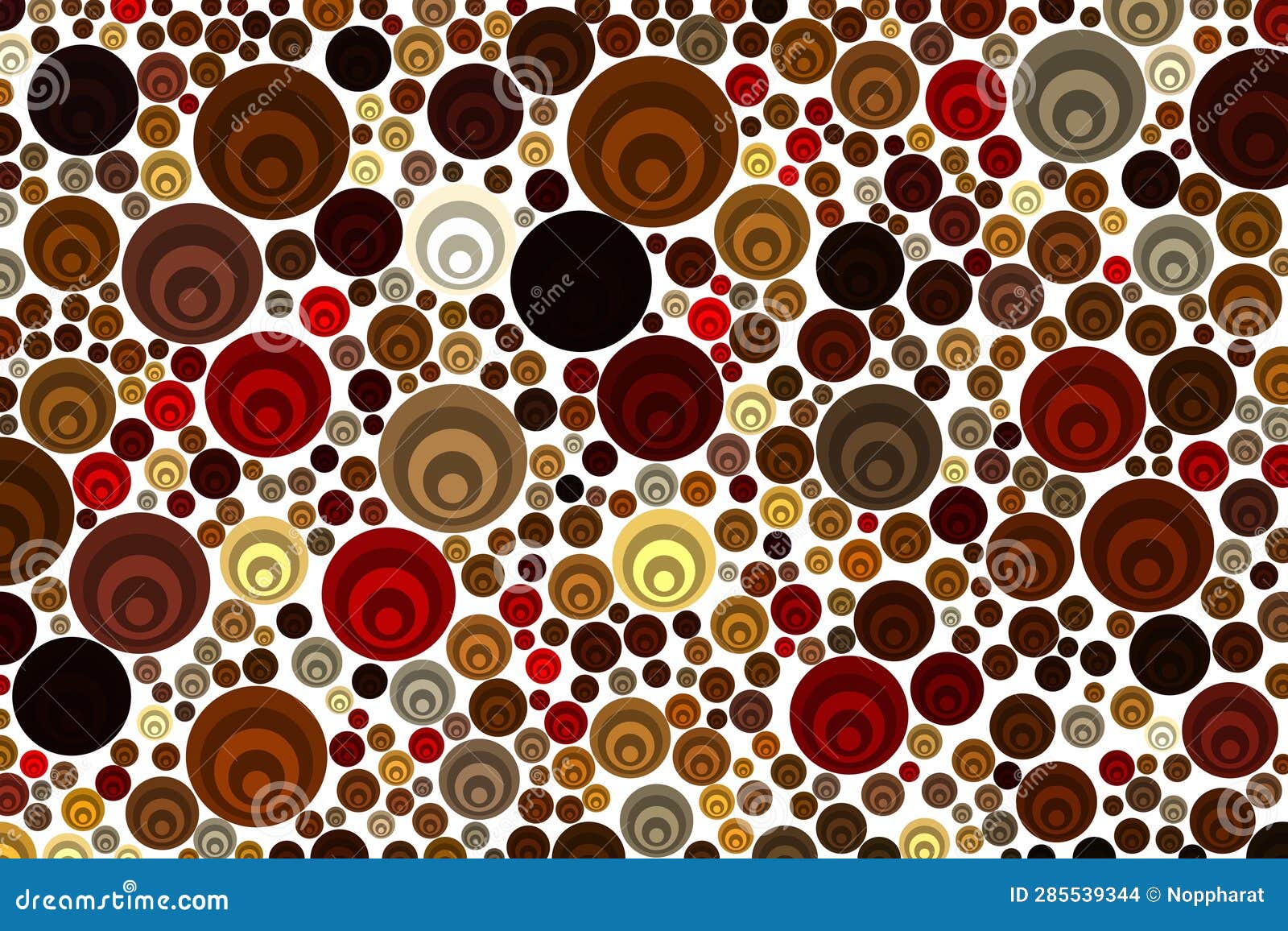 Abstract Circle Color on White Background Stock Illustration ...