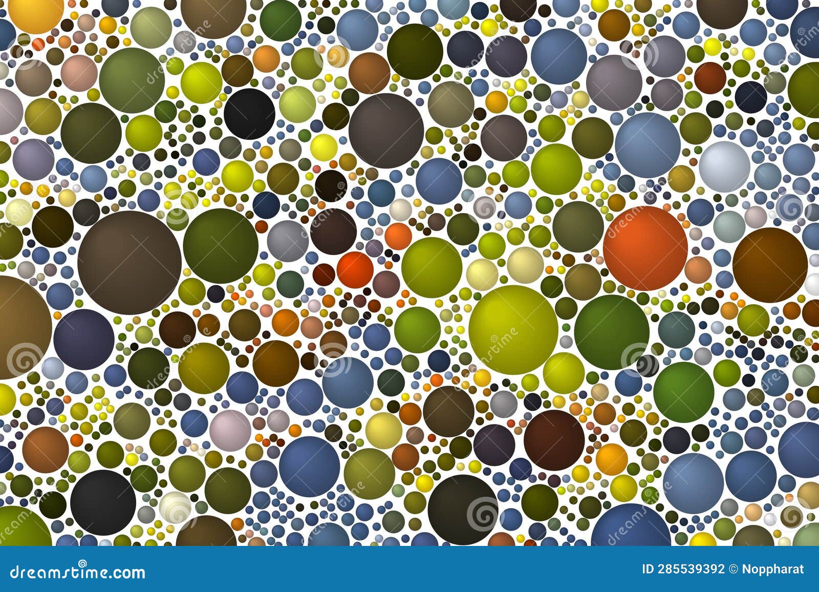 Abstract Circle Color on White Background Stock Illustration ...