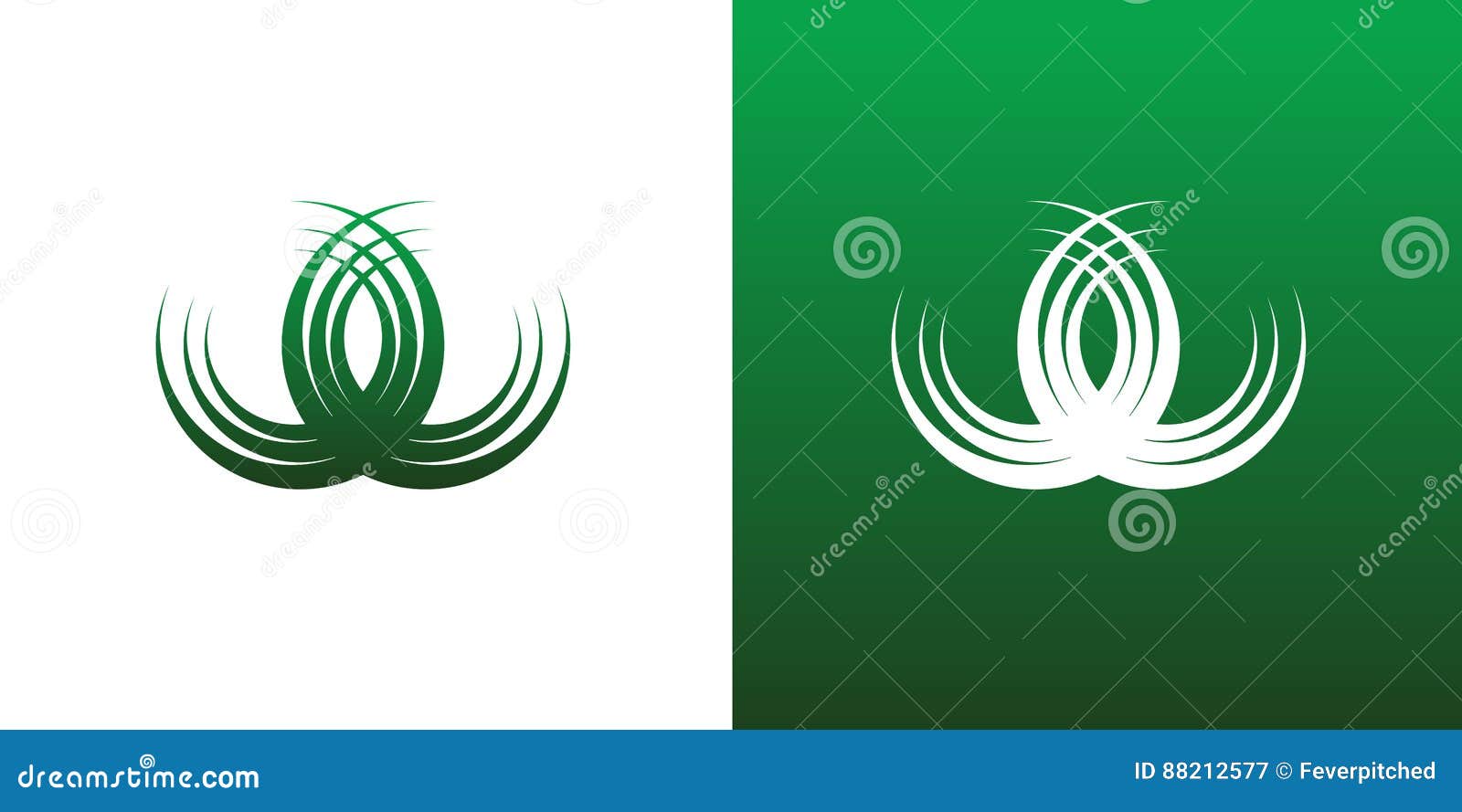 Abstract Circle Combination Logo Icon Symbol Both Solid and Reversed ...