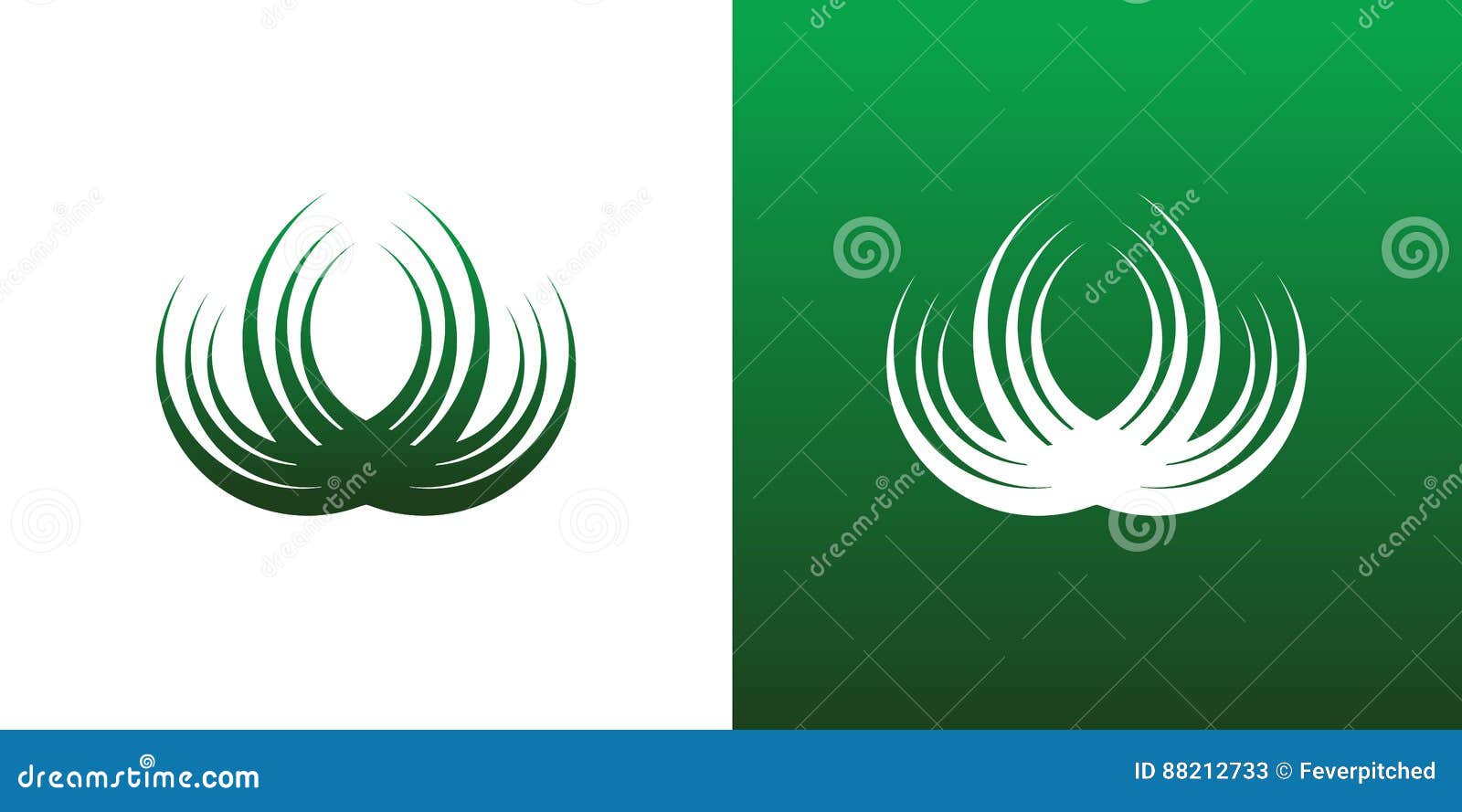 Abstract Circle Combination Logo Icon Symbol Both Solid and Reversed ...