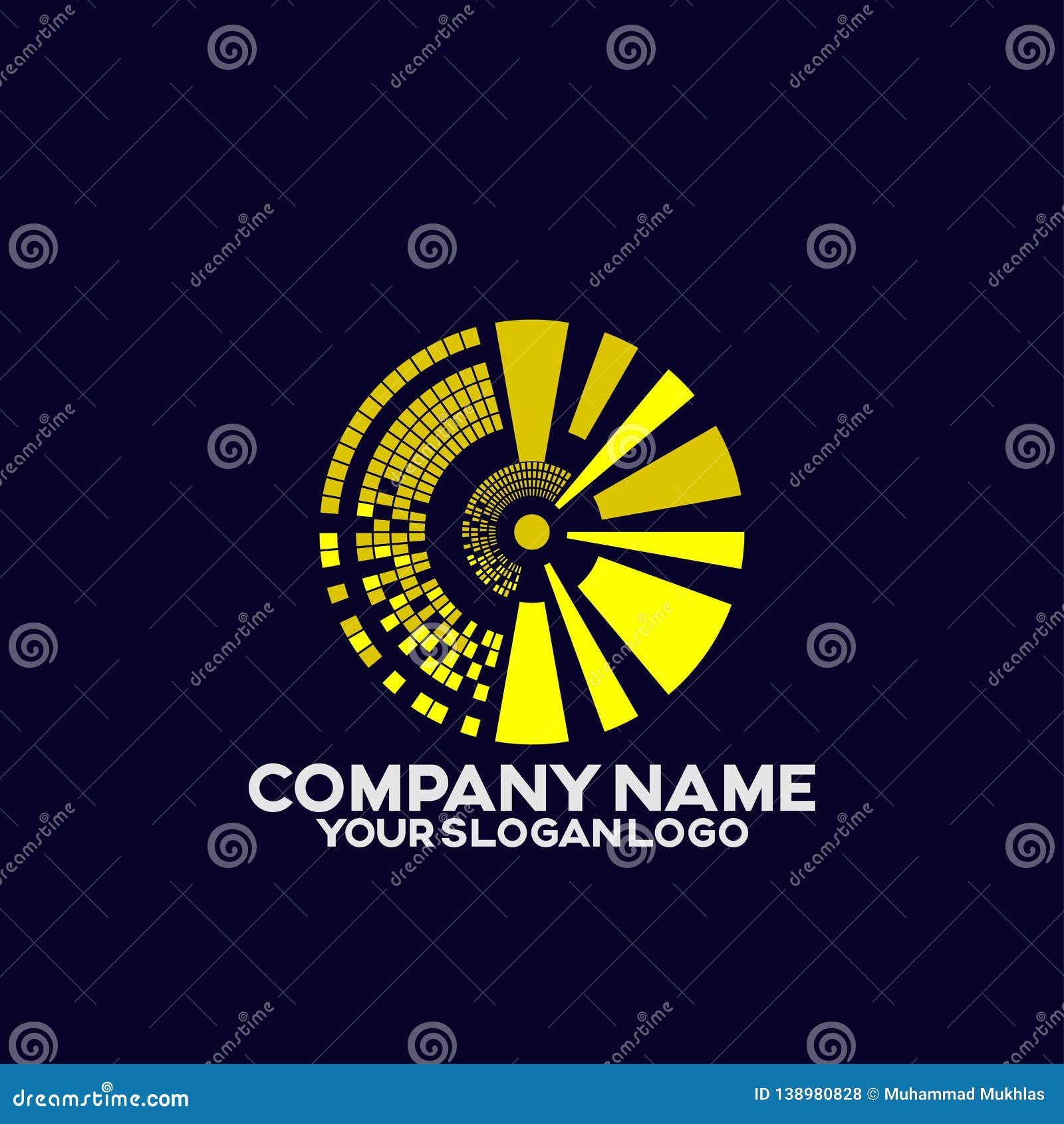 Abstract_circle_connection_06 Stock Illustration - Illustration of ...