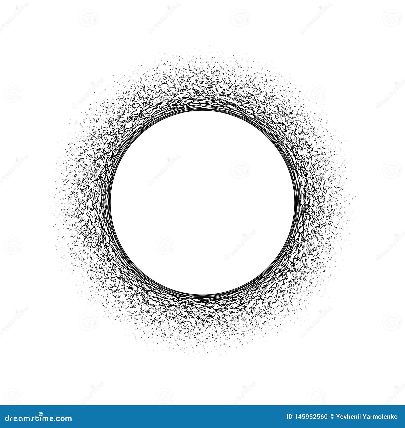 Abstract Circle with Curved Lines. Design Element for Business ...