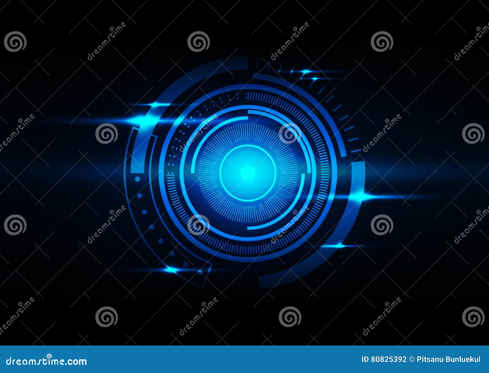 Abstract Circle Dark Blue Background Vector Illustration Stock Vector ...