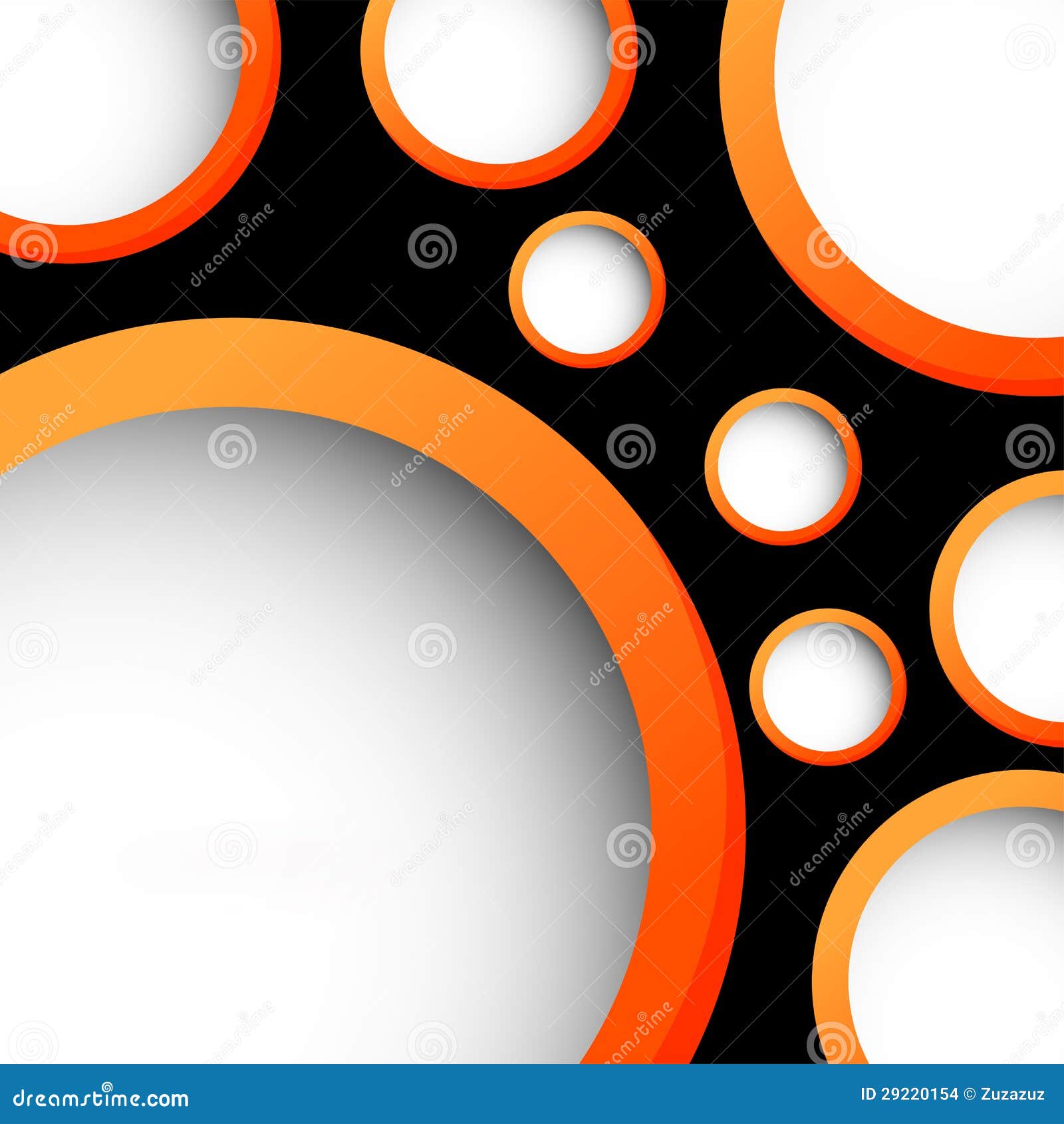 Abstract circle design stock vector. Illustration of composition - 29220154