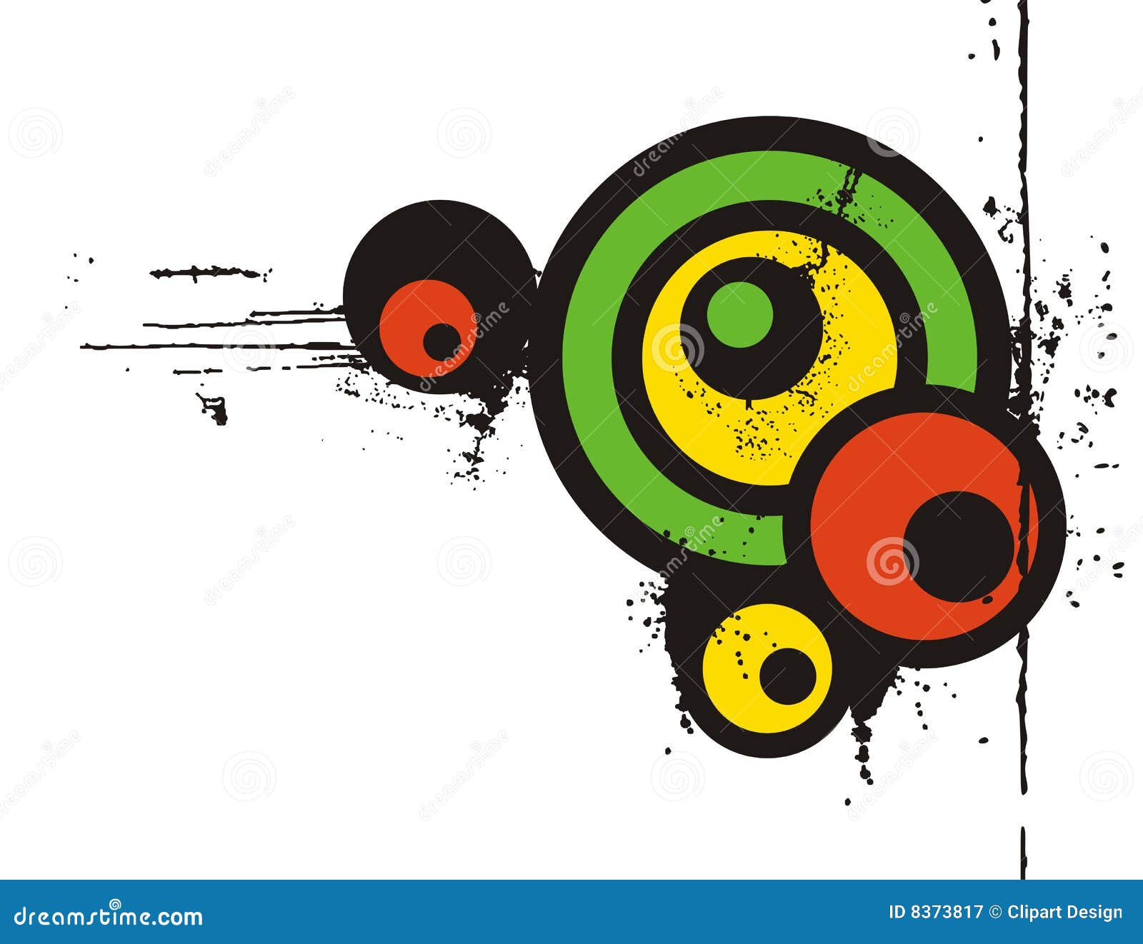 Abstract circle design stock illustration. Illustration of concentric ...