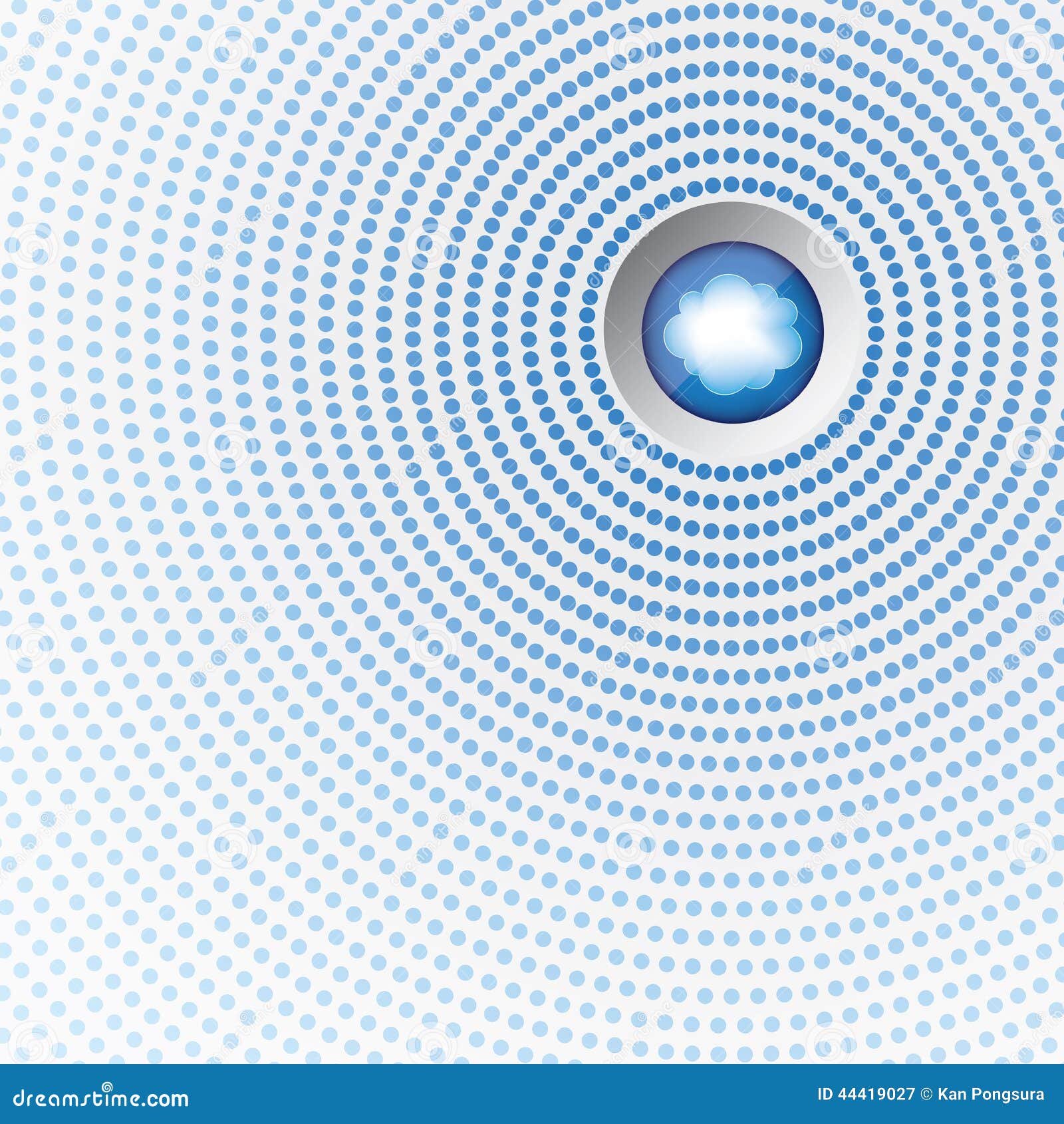 Abstract circle design stock vector. Illustration of space - 44419027