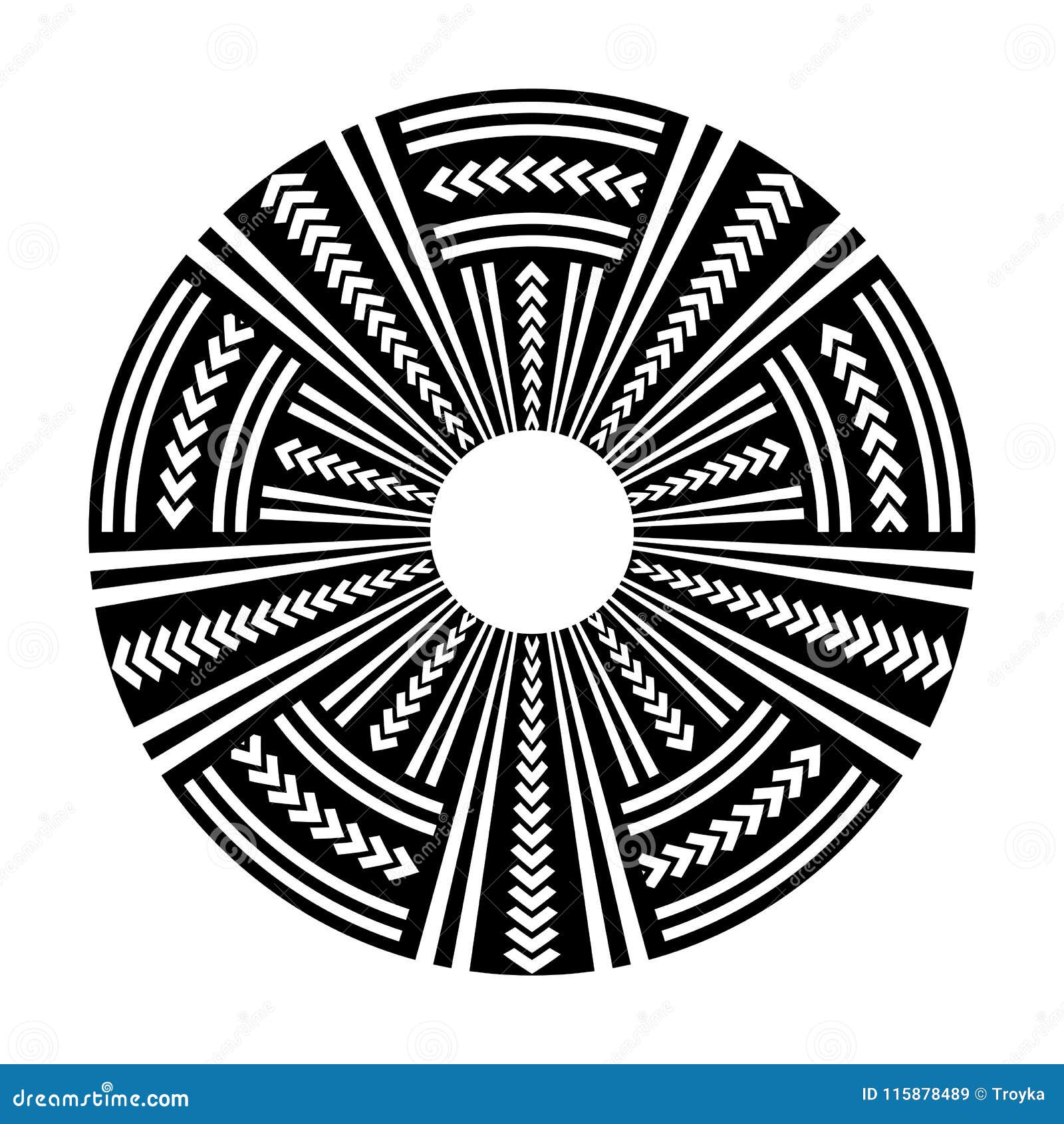 Circle Design Element. Disc Pattern Stock Vector - Illustration of ...