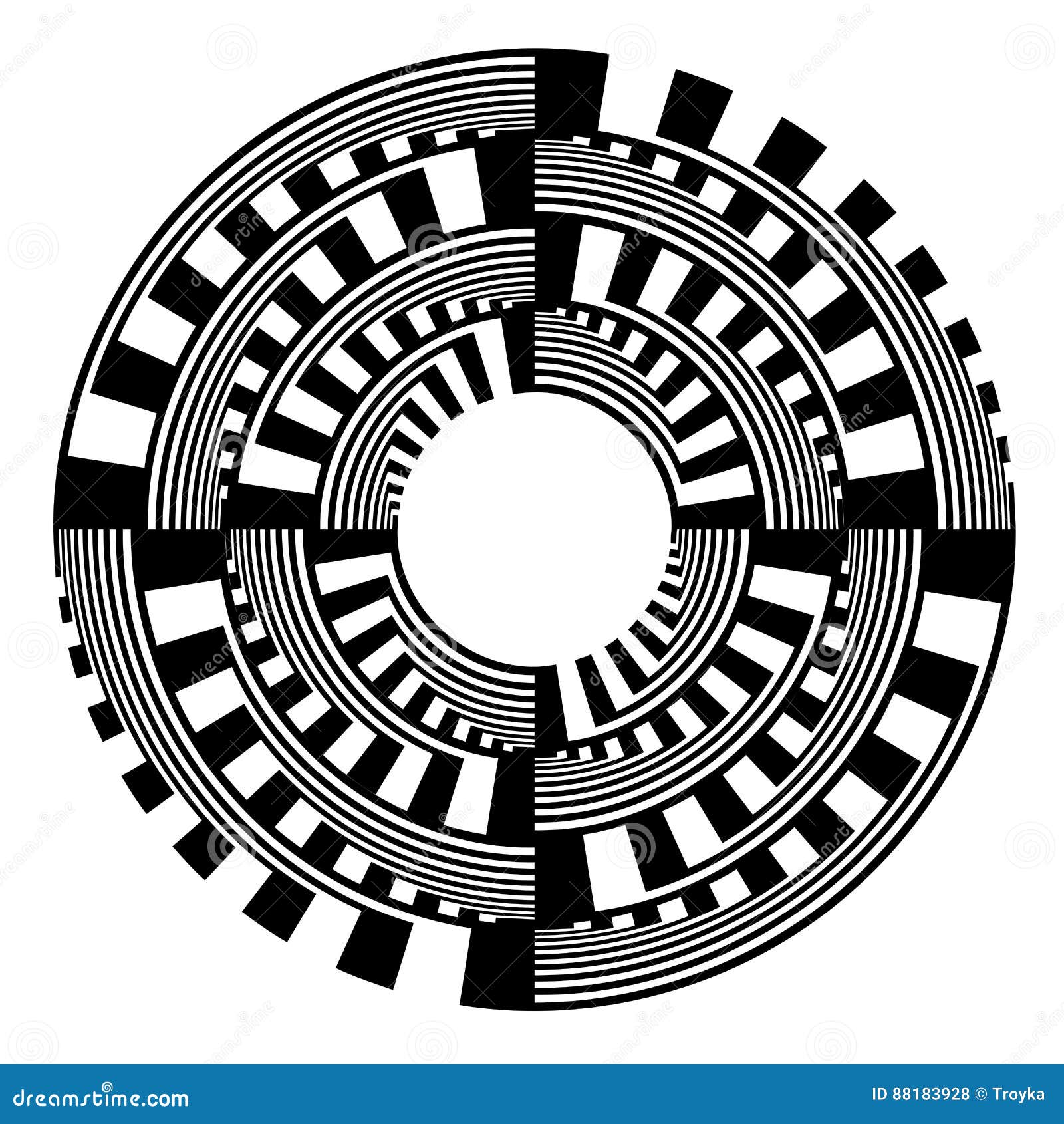 Abstract Circle Design Element. Stock Vector - Illustration of ...