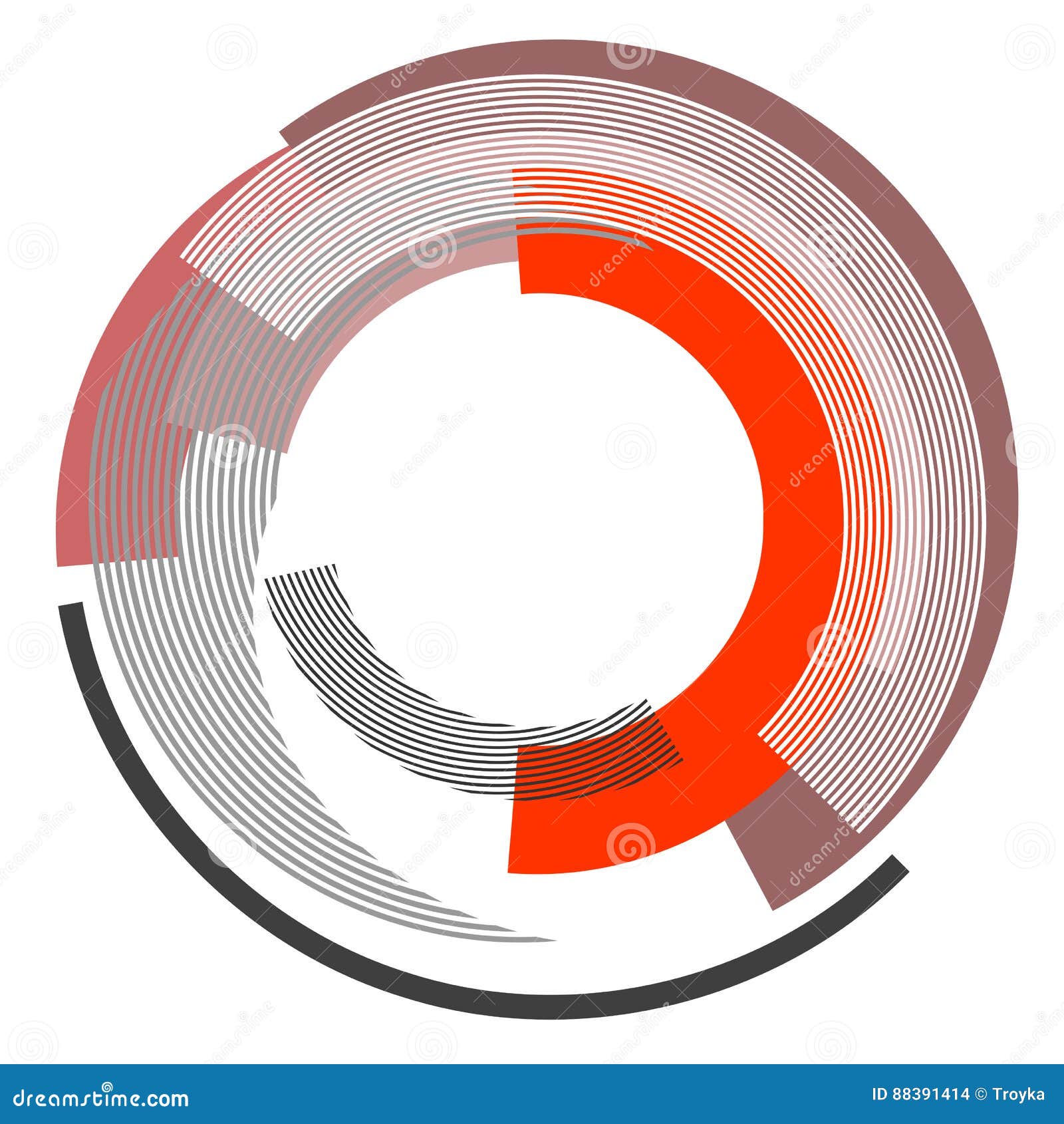 Abstract Circle Design Element. Stock Vector - Illustration of ...