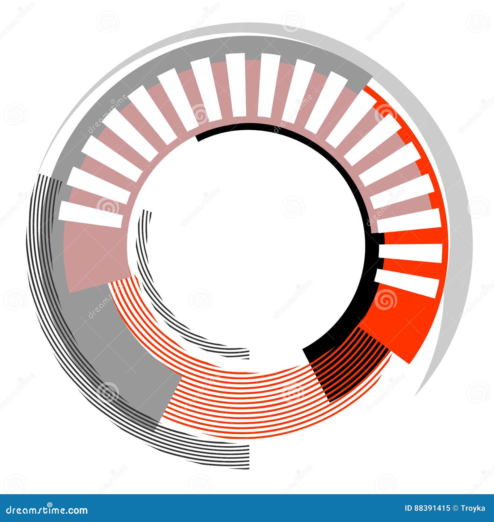 Abstract Circle Design Element. Stock Vector - Illustration of ...