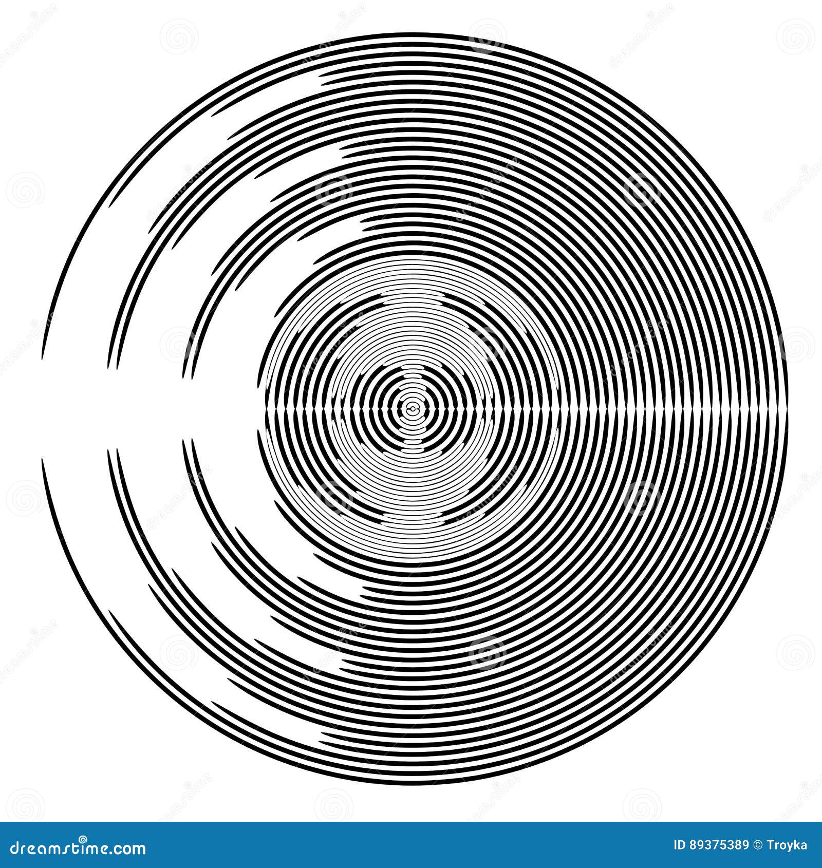 Abstract Circle Design Element. Stock Vector - Illustration of rings ...
