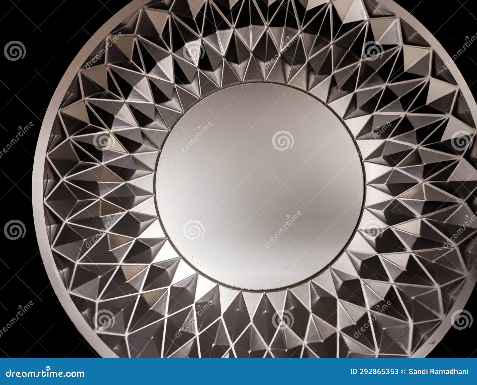 Abstract Circle Design with Geometric Shapes and Graphic Pattern. Stock ...