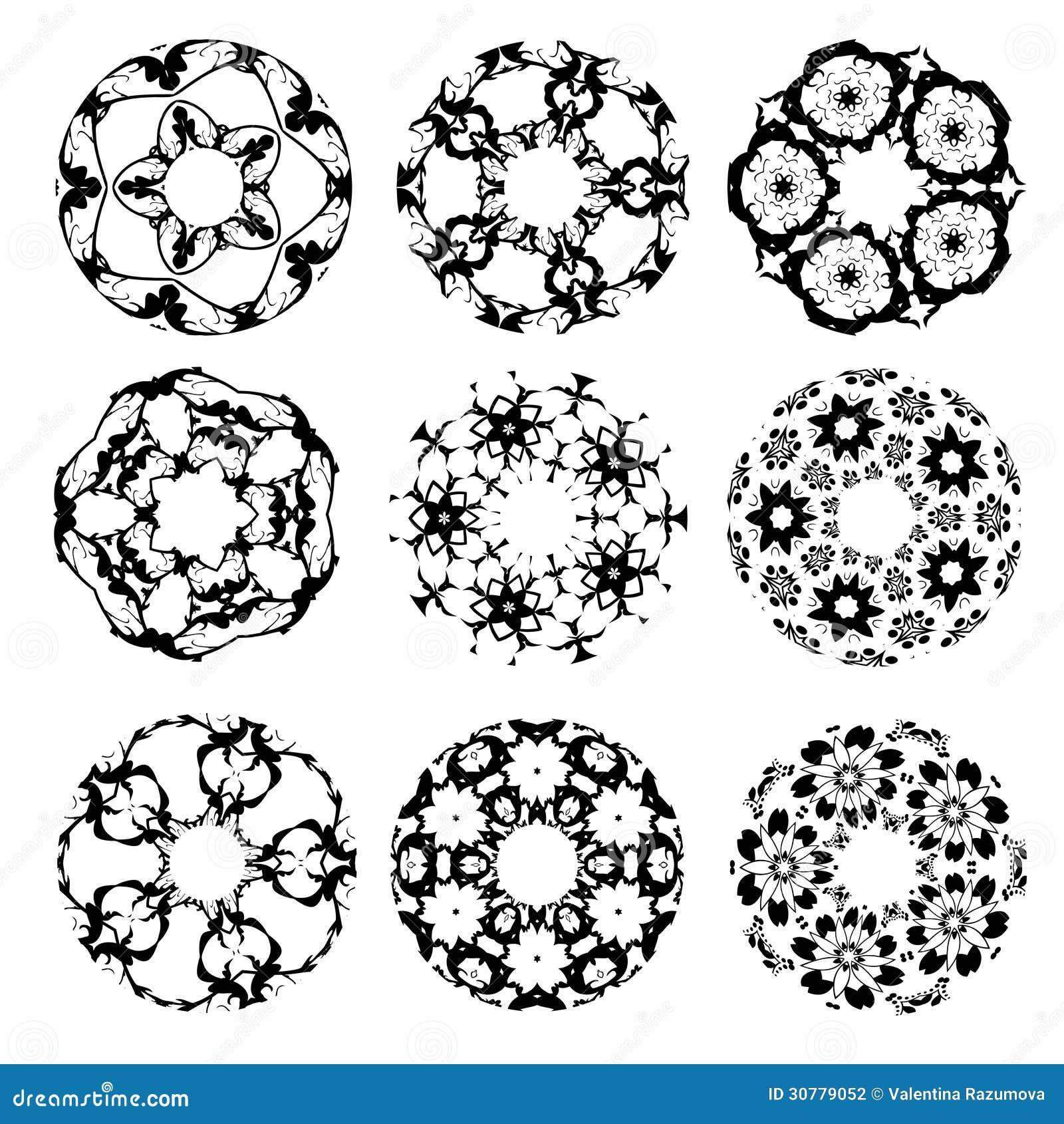 Abstract circle design. stock vector. Illustration of digital - 30779052