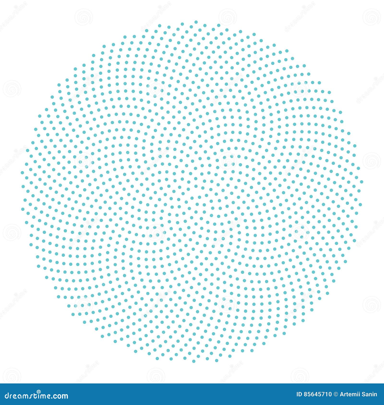 Abstract Circle Dotted Background. Vector Illustration Stock Vector ...