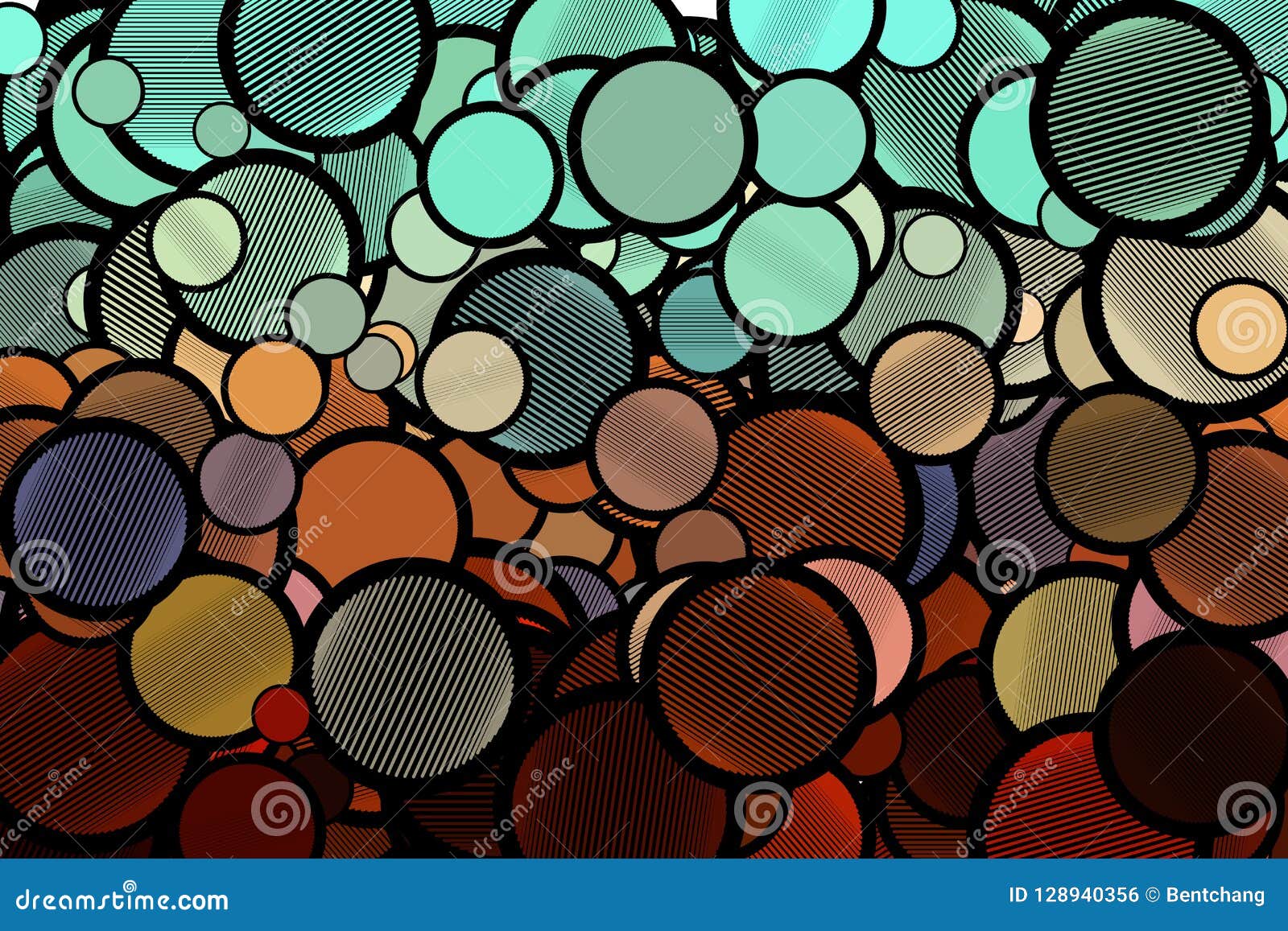 Abstract Circle or Ellipse with Lines Illustrations Background. Texture ...